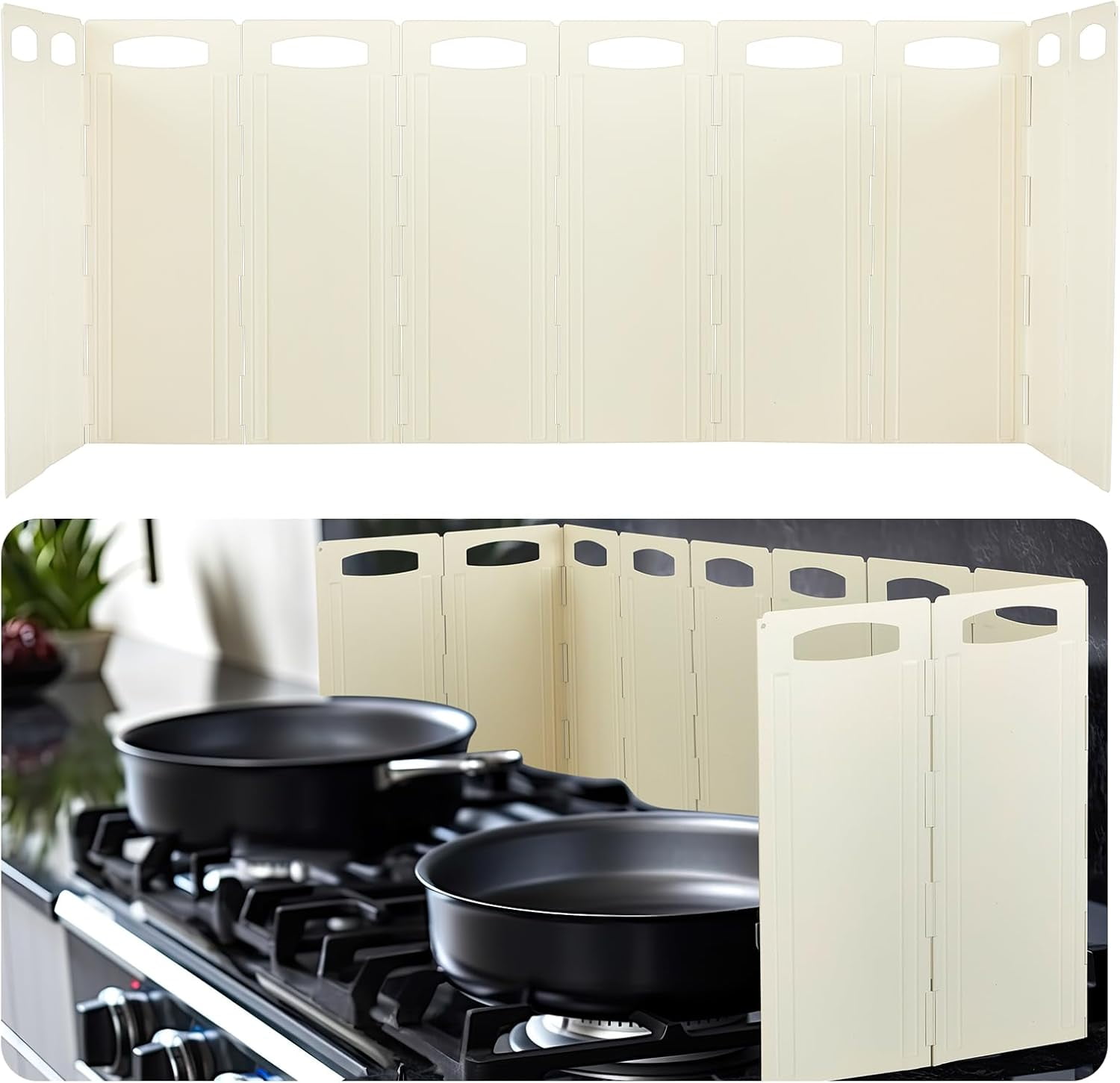 Oil Splatter Guard 5. 7''x15. 7'' Protection Splatter Shield for Stove ...