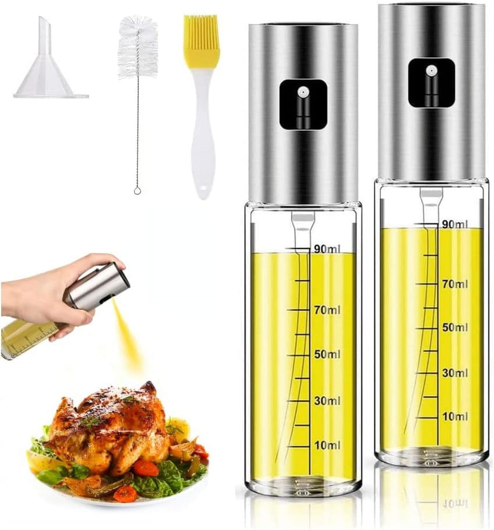Oil Sprayer for Cooking, 2 Pack Olive Oil Sprayer Mister, Oil Spray ...