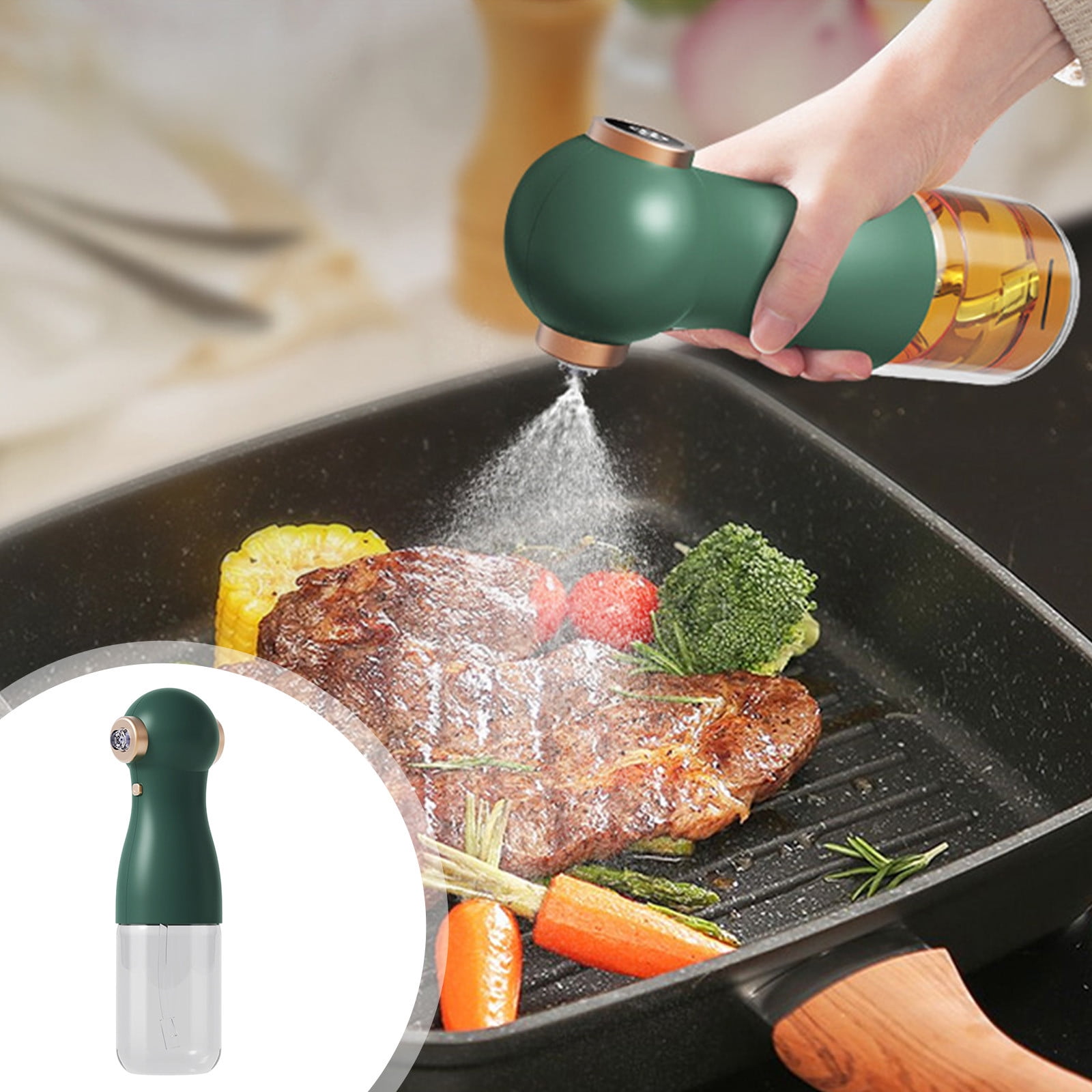 Oil Sprayer for Cooking Electric Olive Oil Sprayer Oil Mister Fine Mist ...