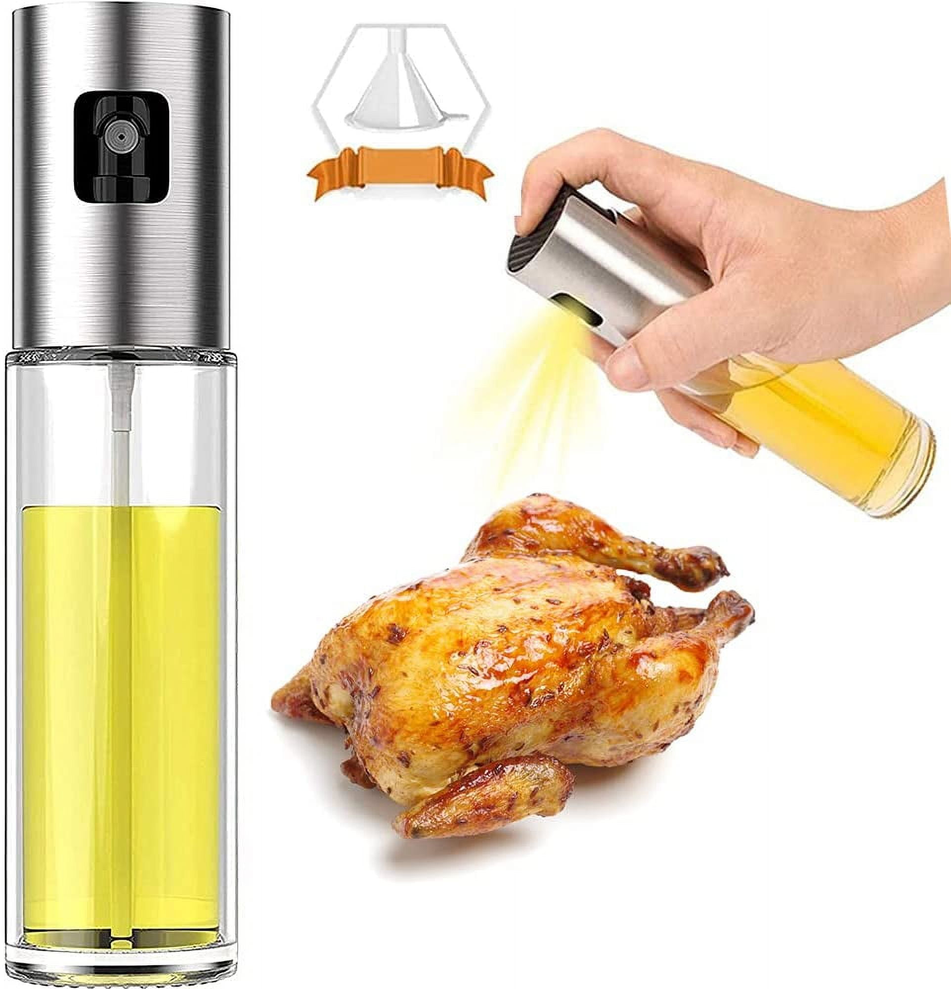 Oil Sprayer for Cooking, Upgraded Olive Oil Spray Bottle Mister ...