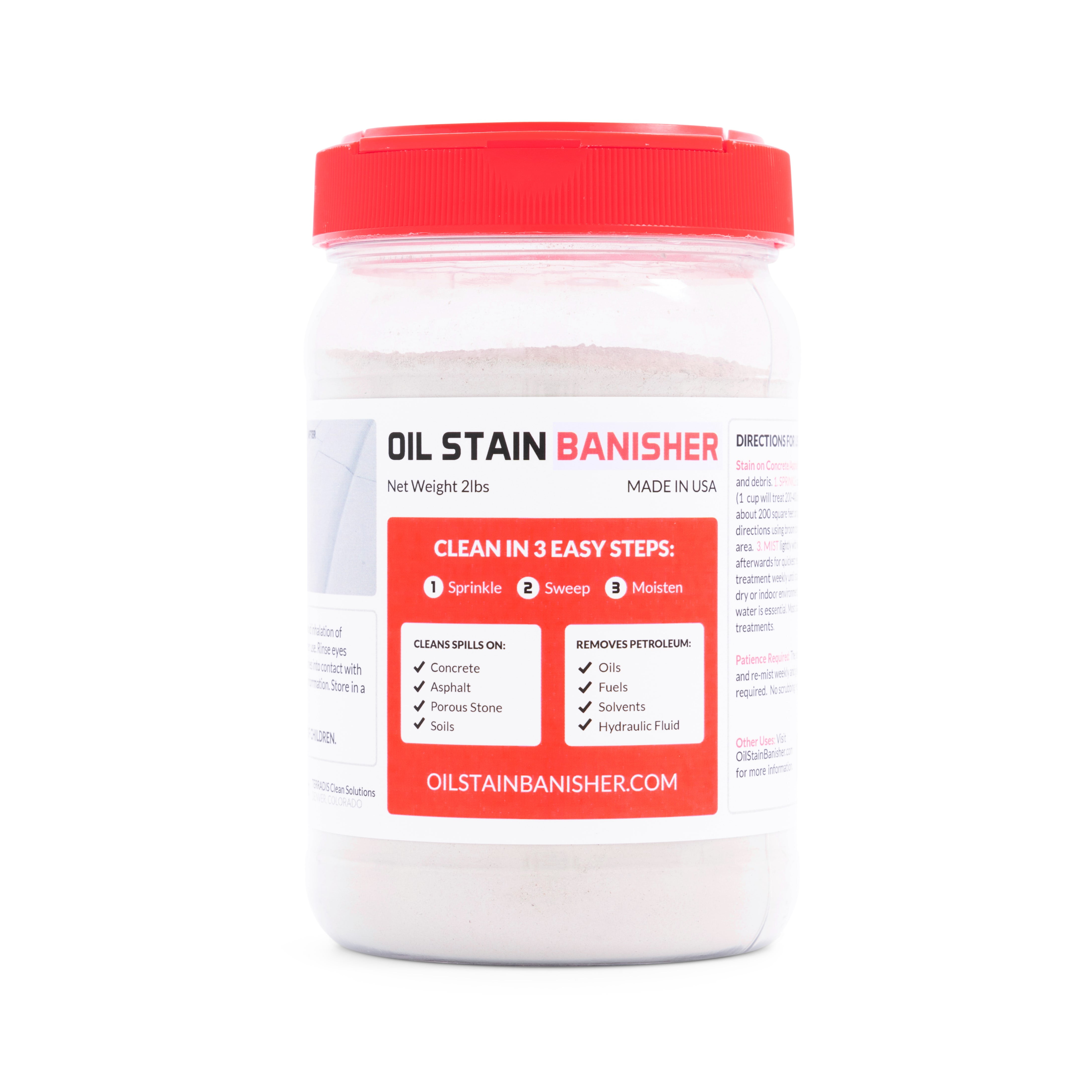 Oil Stain Banisher 2 lb - Concrete Oil Stain Remover - Walmart.com