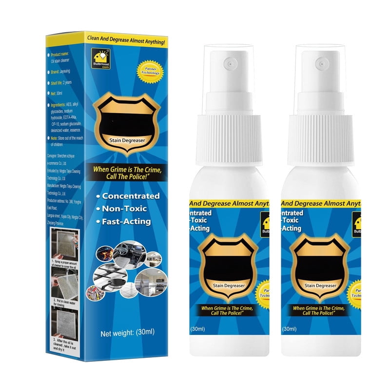 Oil Stain Cleaner Spray,Foam Spray Cleaner for Grease Removal,All ...