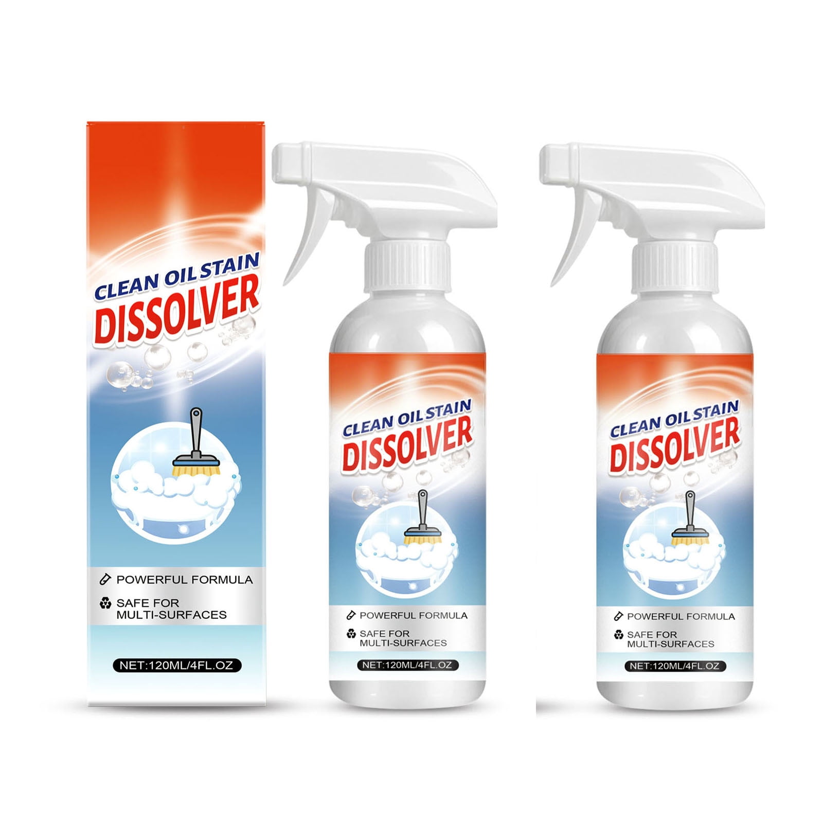 Oil Stain Dissolver Cleaner 120ml | Powerful Oil & Dirt Remover for ...