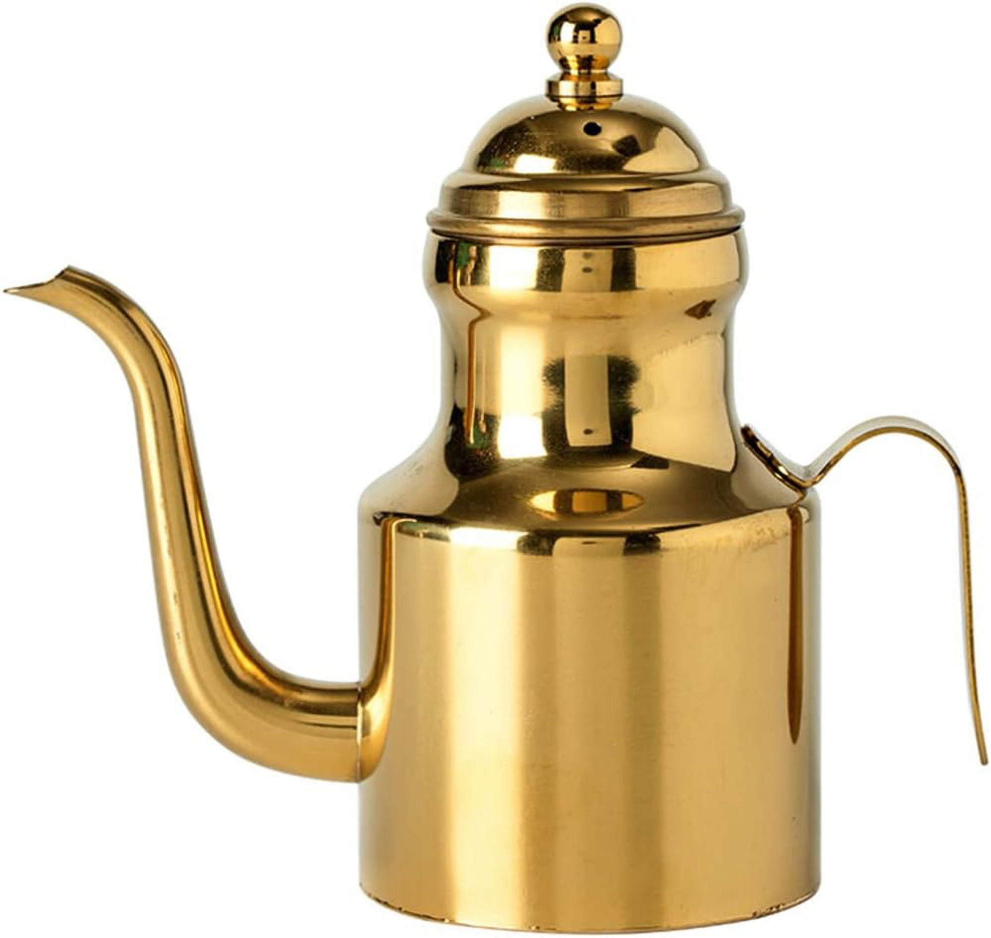 Oil Storage Can with Spout,11oz Oil Container,Stainless Steel Olive Oil ...