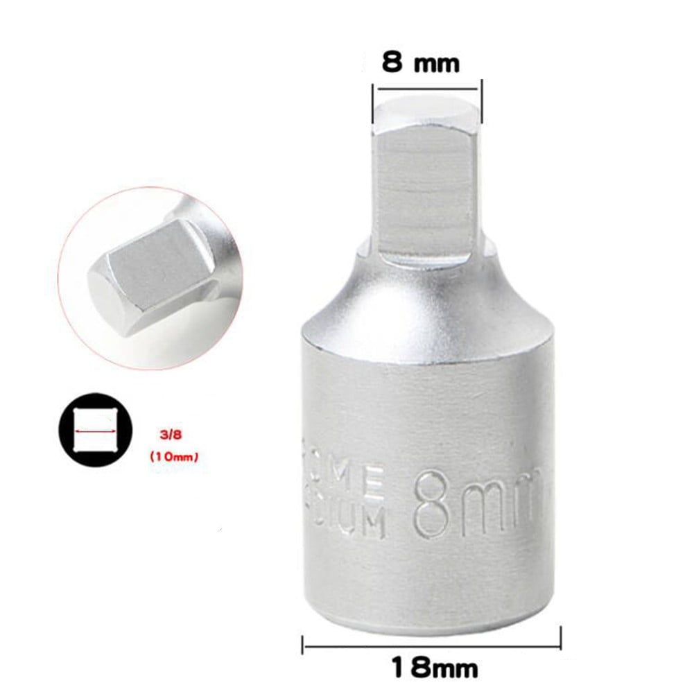 Oil Sump Drain Plug Socket Wrench 3/8 Drive Auto Repairing Gearbox ...