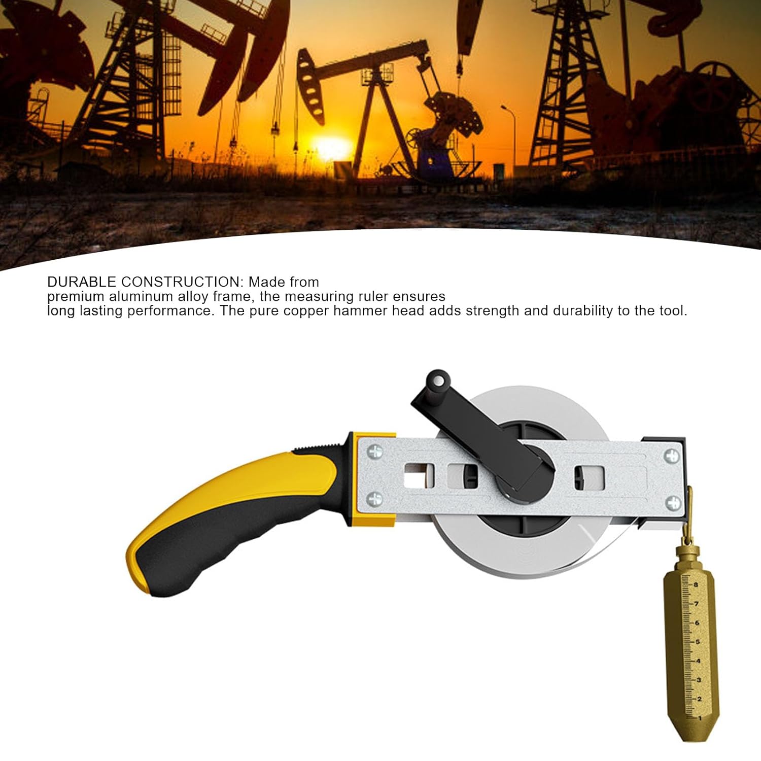 Oil Tank Gauging Tapes, High Accuracy Clear Scales Oil Tank Measuring ...