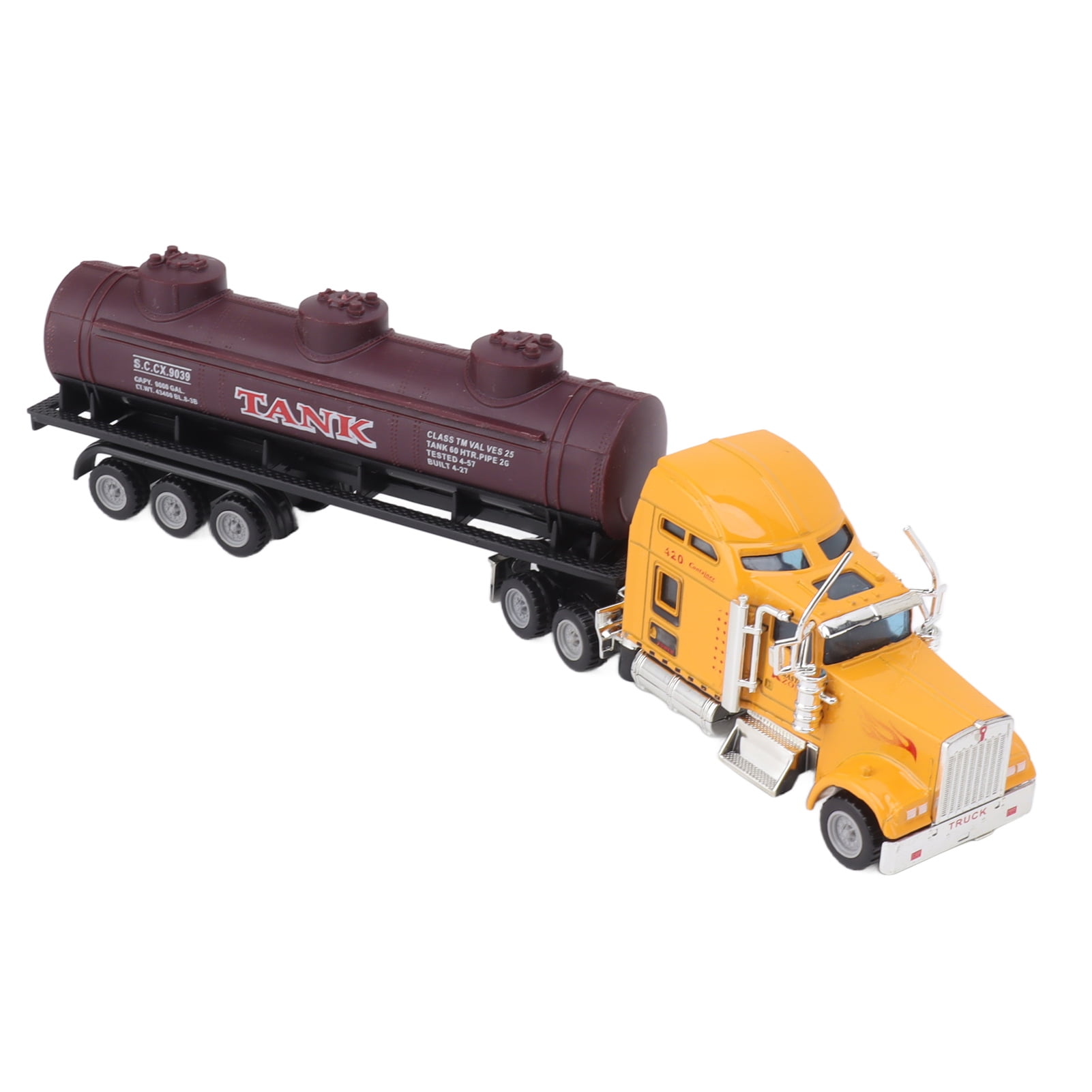 Oil Tanker Truck Toy Transport Truck Model Pull Back Vehicle Model for ...