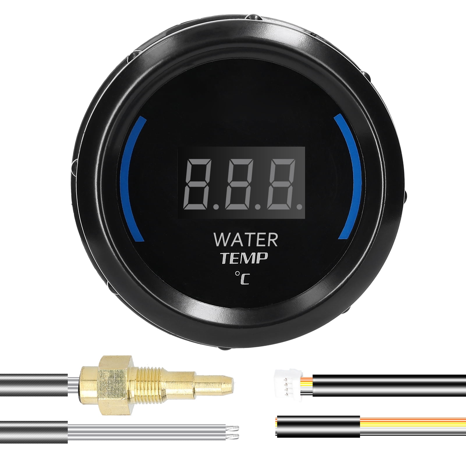 Oil Temperature Gauge,20-120 With Alarm Temperature Car Meter Car Meter ...