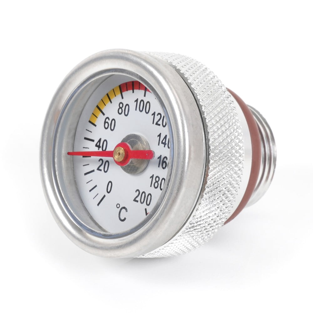 Oil Temperature Gauge M30X1.5 /M20*1.5 Motorcycle Engine Oil Cap Tanks ...