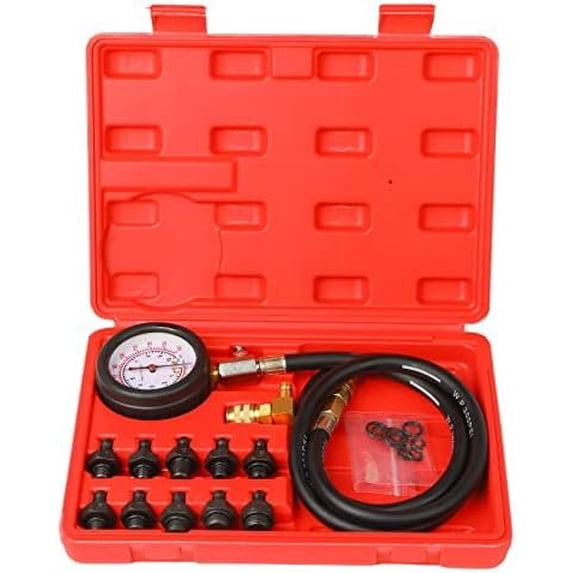 Oil Tester Tool, Oil Gauge kit, 0-140 PSI PressureTestDiagnostic Tools ...