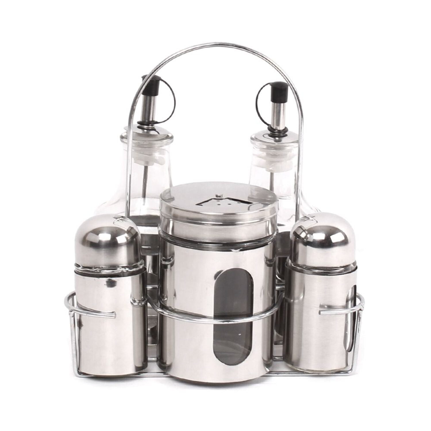 Oil Vinegar Salt Pepper Sugar Set - Walmart.com