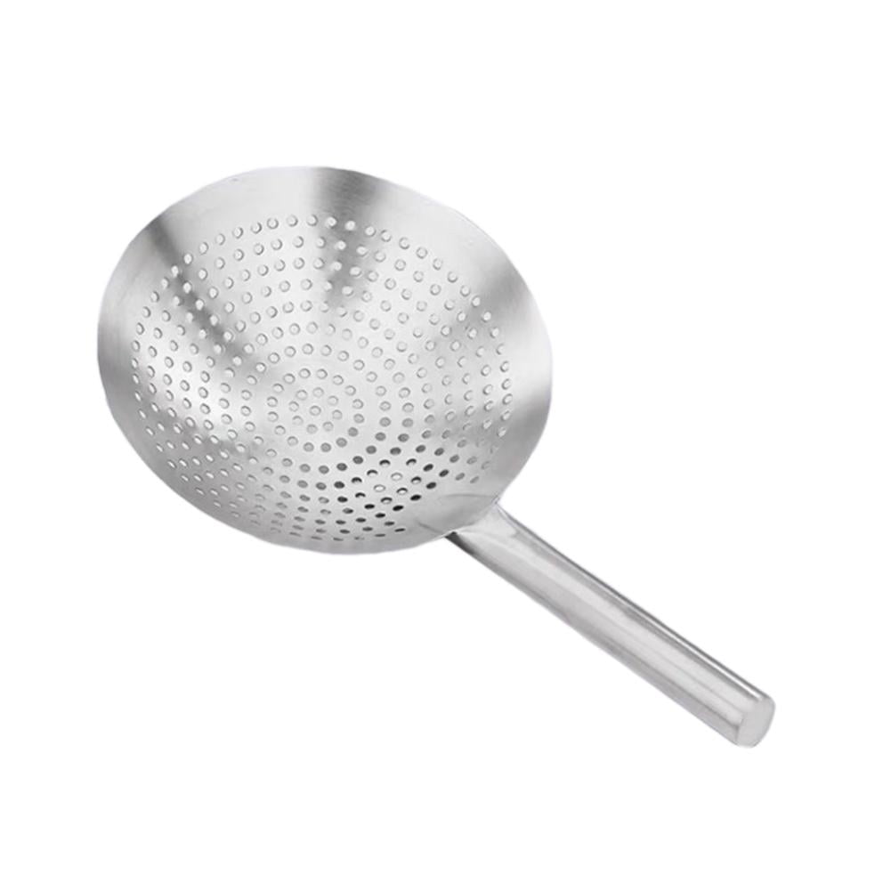 Oil drum colander colander filter colander wooden handle steel colander ...