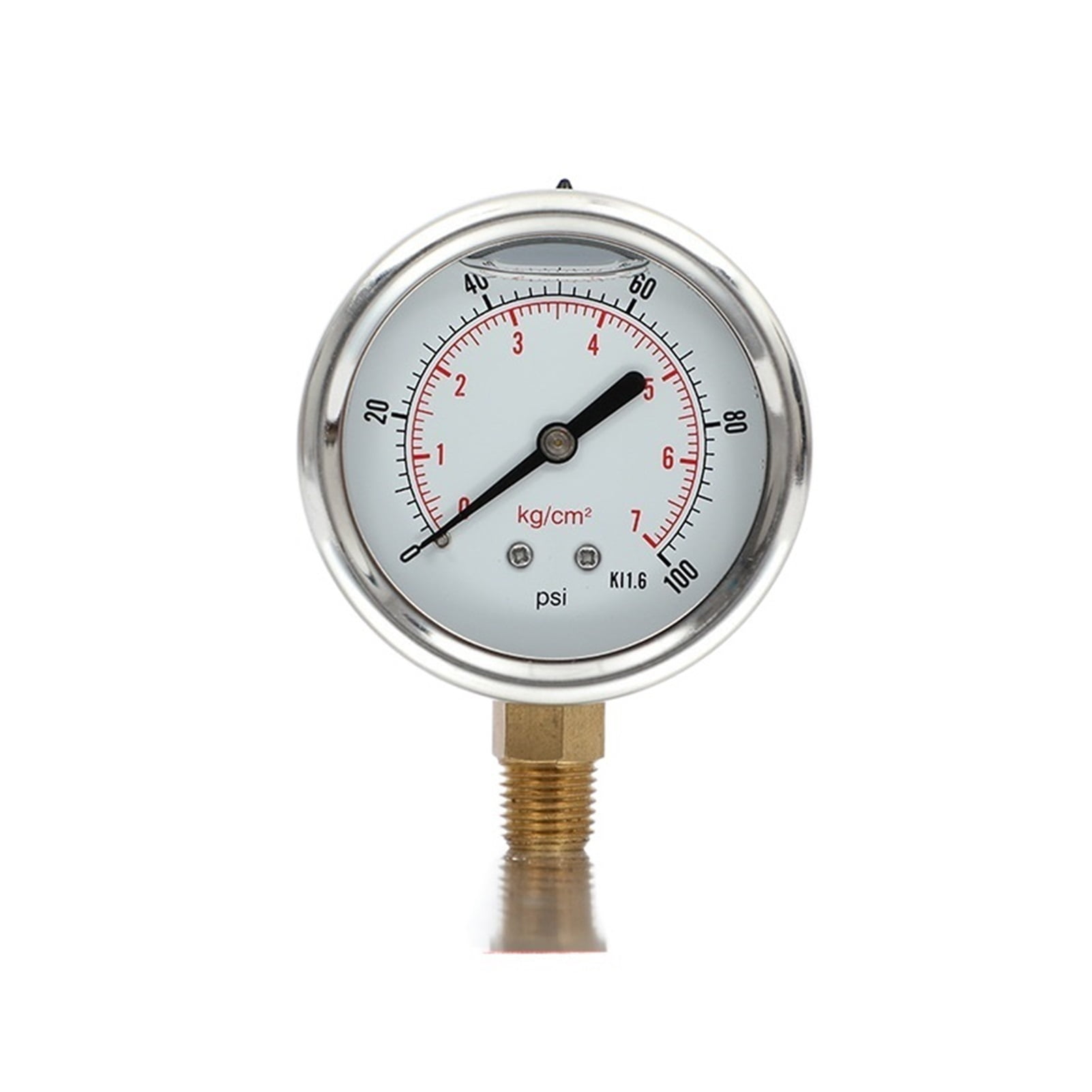 Oil-filled Pressure Gauge Shock-resistant Pressure Gauge Stainless Steel Pressure Gauge Oil ...