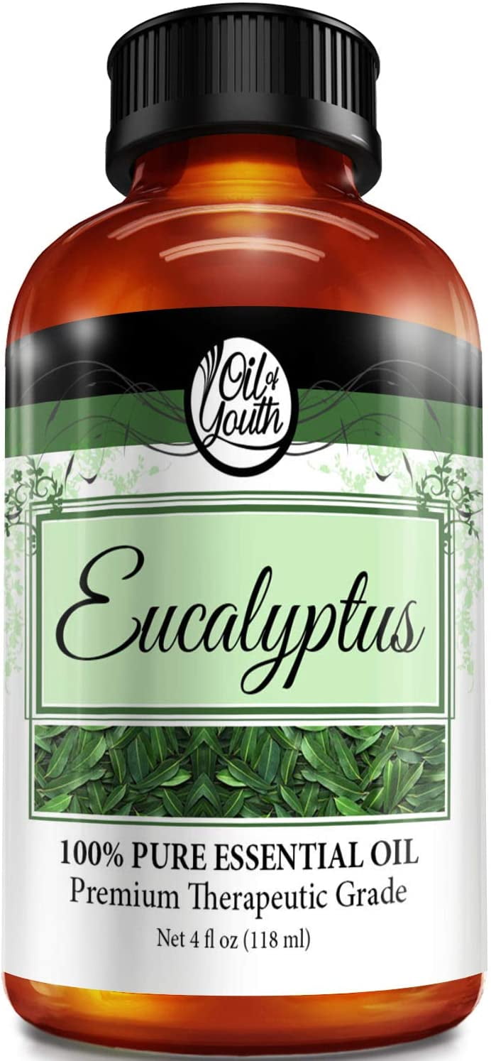 Oil of Youth, Eucalyptus Essential Oil, 4 fl oz, Pure & Natural ...