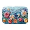 3D Flower 42 Non-Slip Memory Foam Bath Rug: Absorbent, Quick-Dry ...