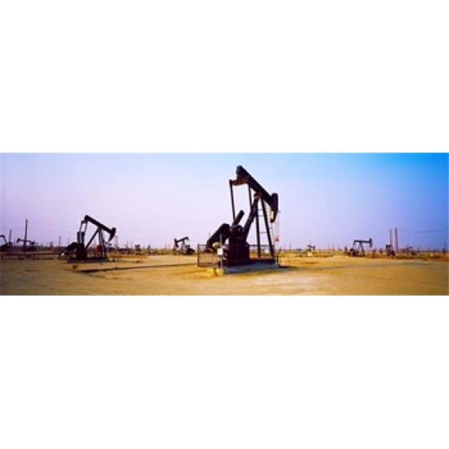 Oil wells in oil field California State Route 46 California USA Poster ...