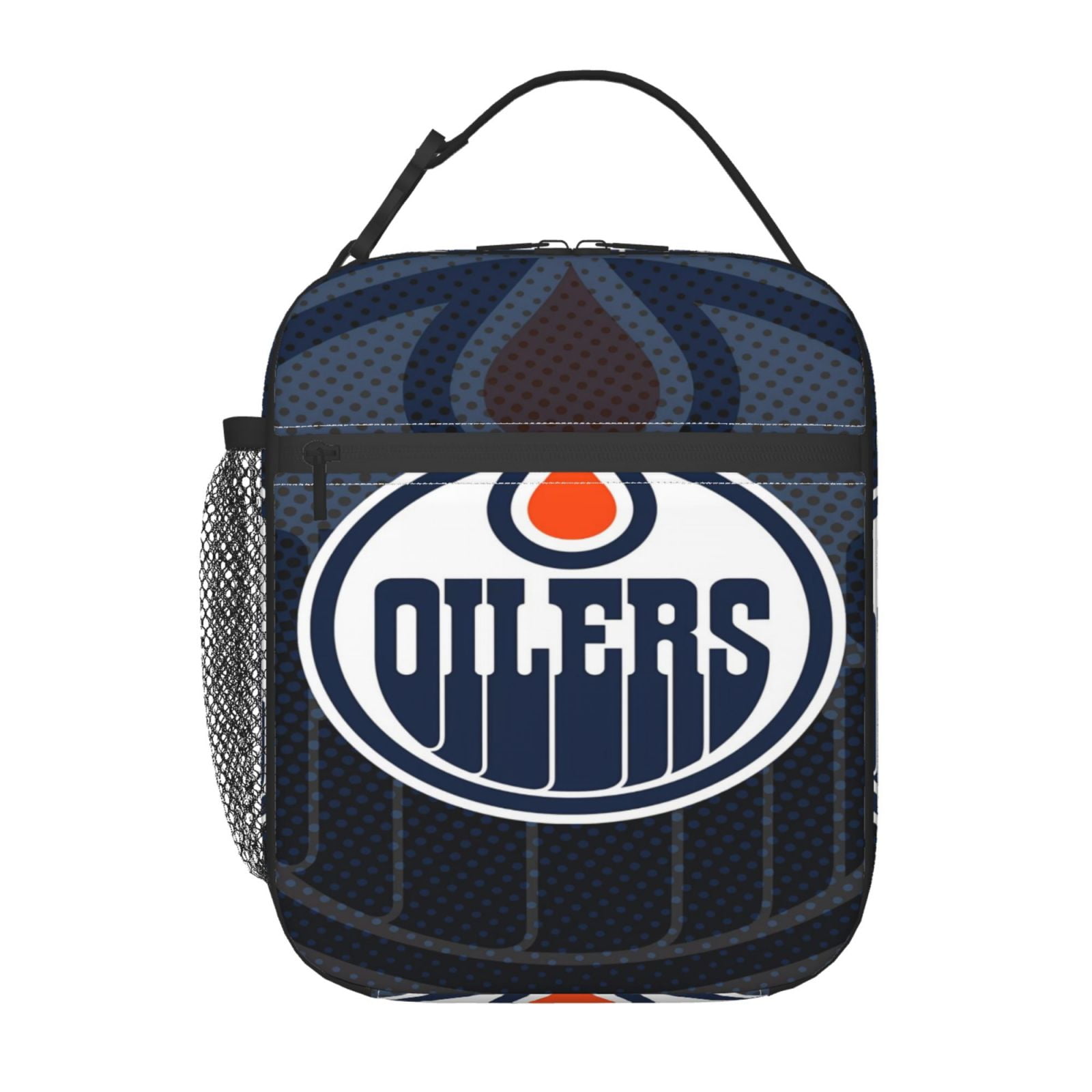 Oilers Hockey Team Customized Lunch Tote, Hockey Team Themed Portable ...