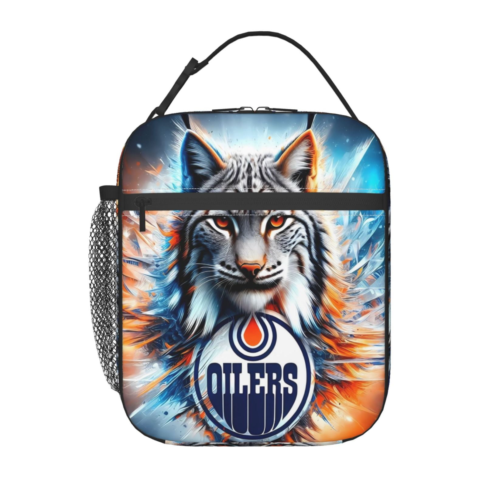 Oilers Hockey Team Customized Lunch Tote, Hockey Team Themed Portable ...