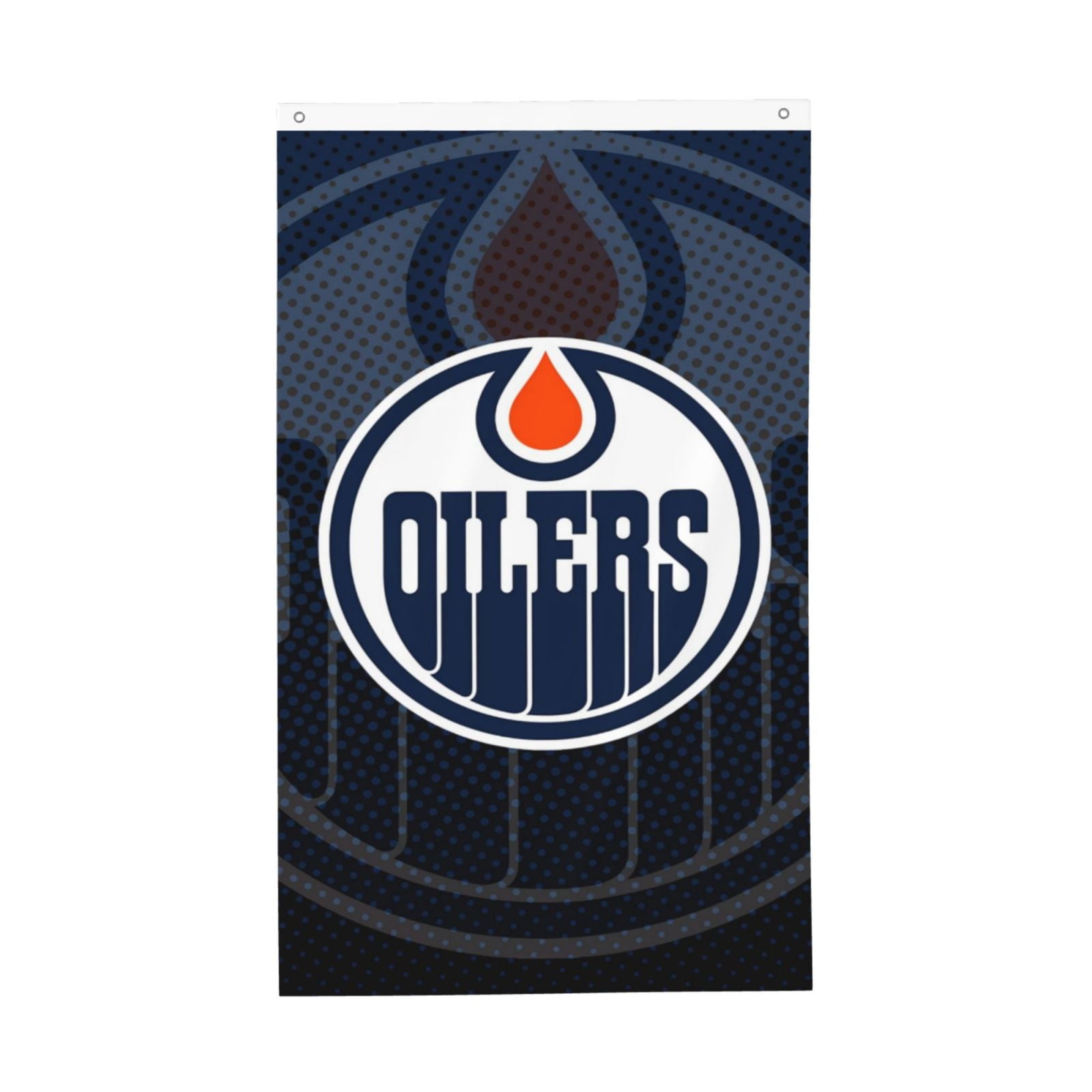 Oilers Ice Hockey Team 3x5ft Vertical Double Sided Polyester Flag ...