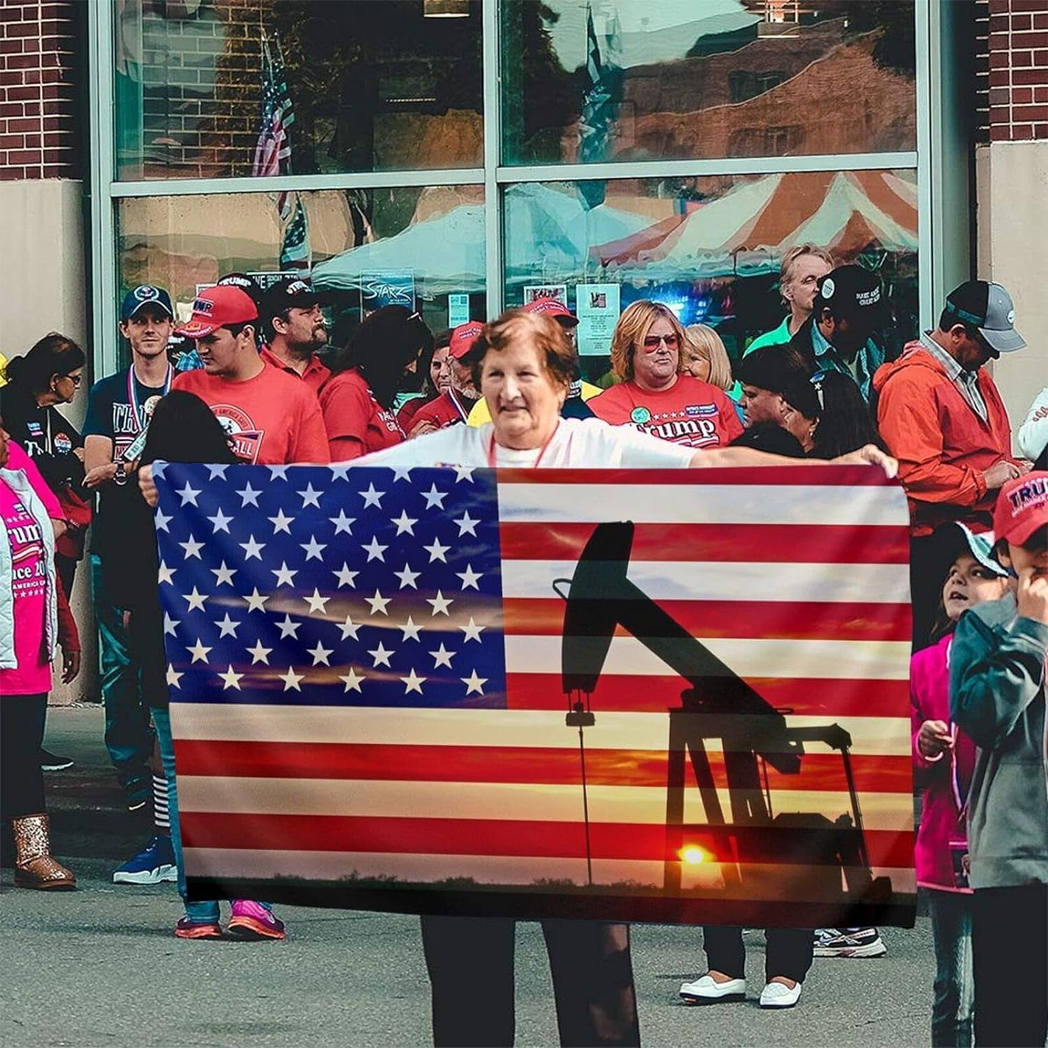 Oilfield Us Durable Charming Garden 3x5Ft Flag Outdoor Indoor Party ...