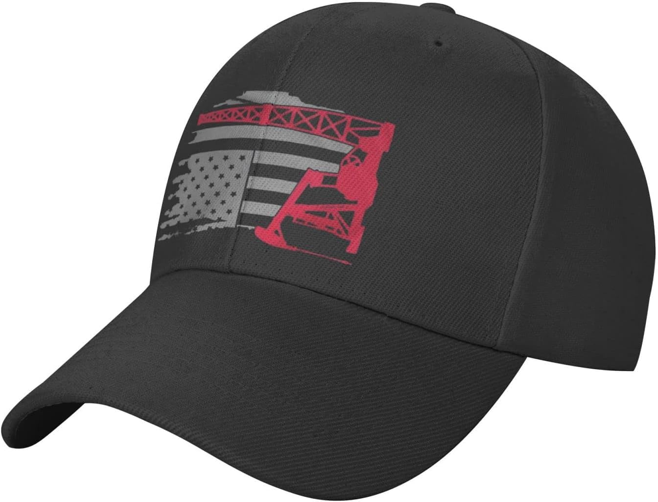 Oilfield Us Flag Hat Outdoor Cap Baseball Cap Sandwich Cap Truck Driver ...