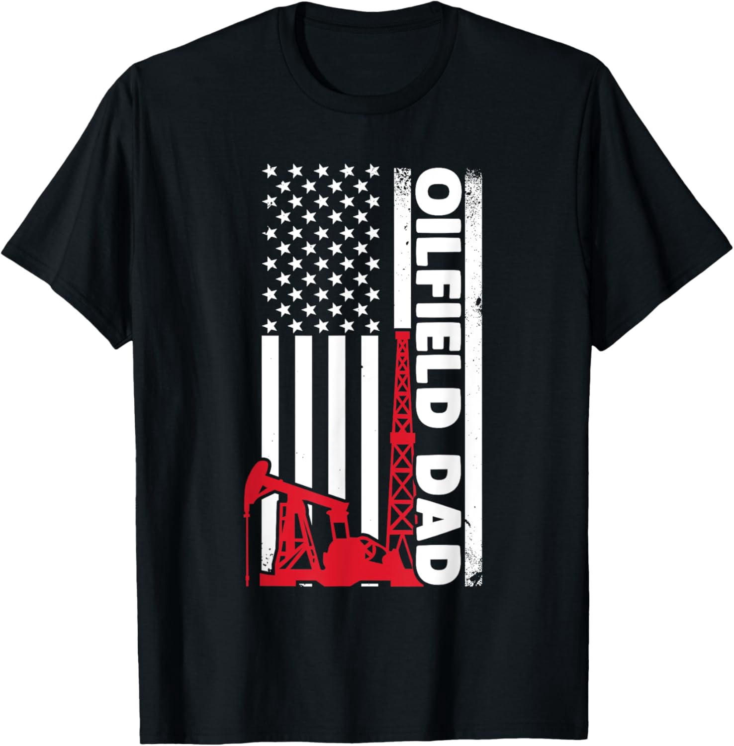 Oilfield Worker Rig Roughneck Oilfield Dad T-Shirt - Walmart.com