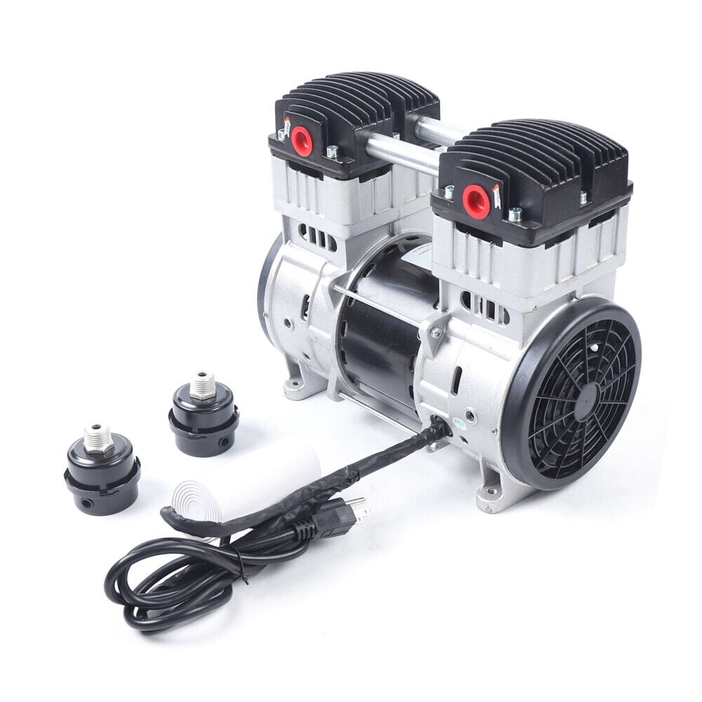Oilless Vacuum Pump Silent Diaphragm Air Pressure Motor Compressor Head ...