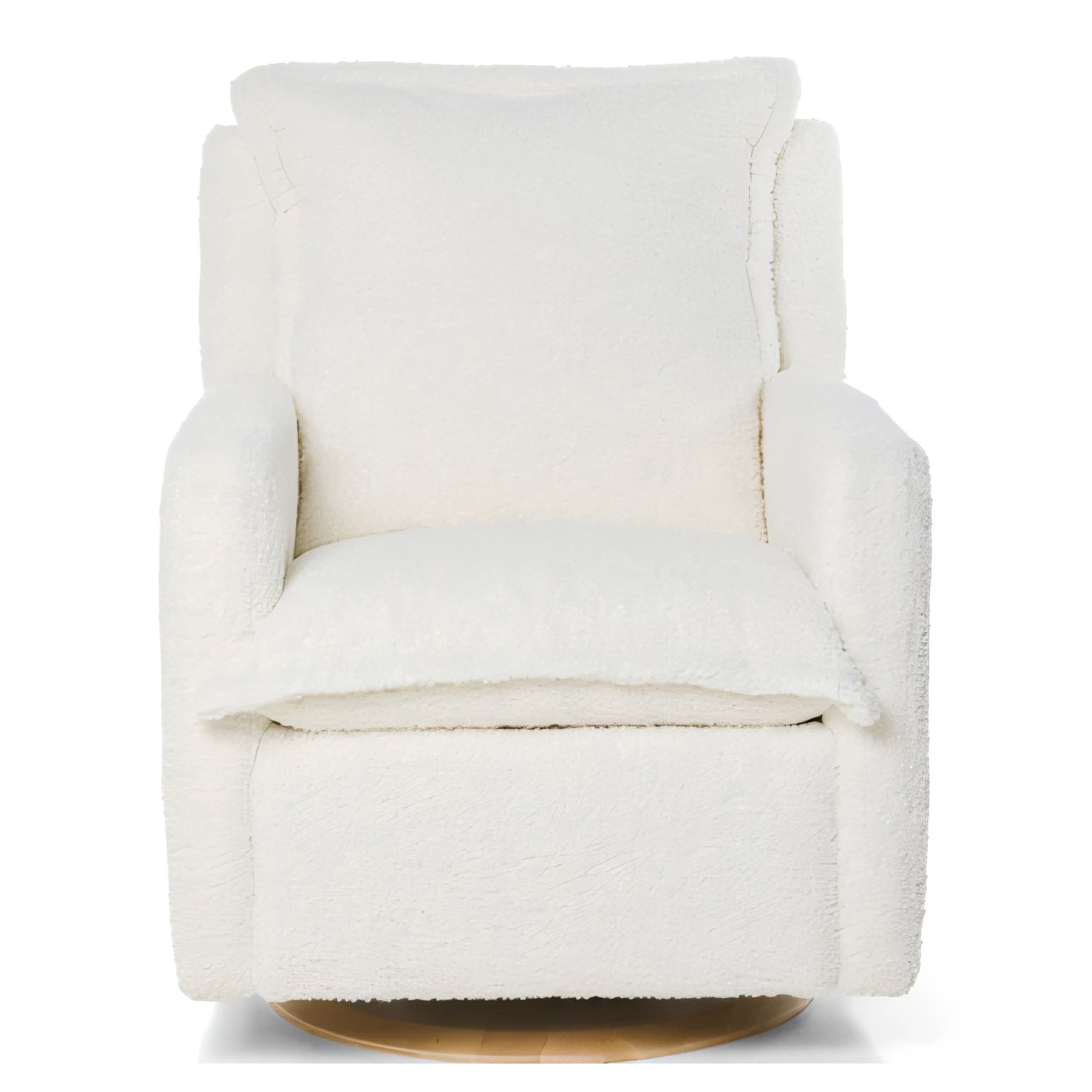 Oilo Studio Flynn – Gliding Swivel Nursery Recliner - Sheepskin Cloud ...