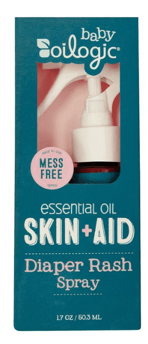 Oilogic Skin+Aid Essential Oil Diaper Rash Spray, 1.7oz - Walmart.com