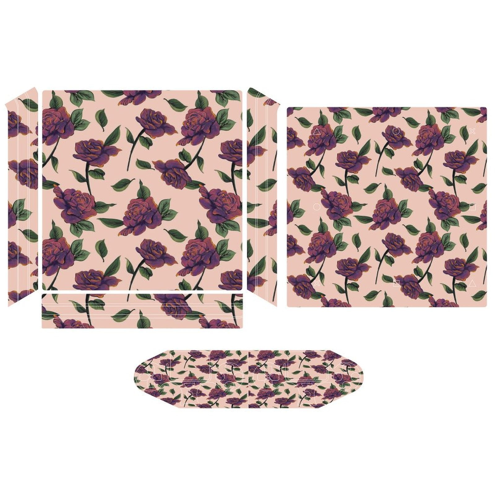 Oilpainting Flower PS4 Pro/PS4 Slim Skin Sticker For Console And ...