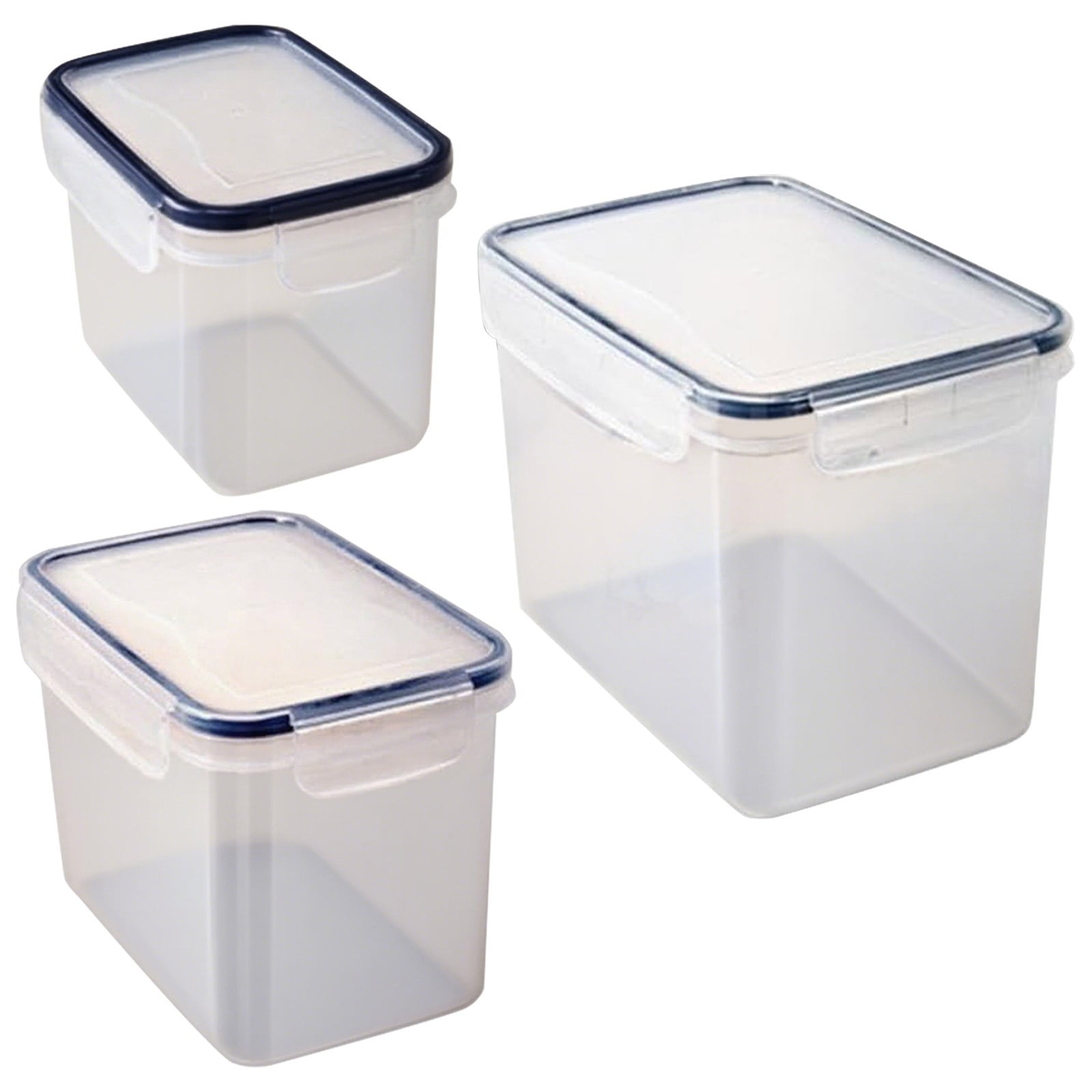 Oimcto Airtight Storage Containers Large Capacity Rice Cereal Stackable ...