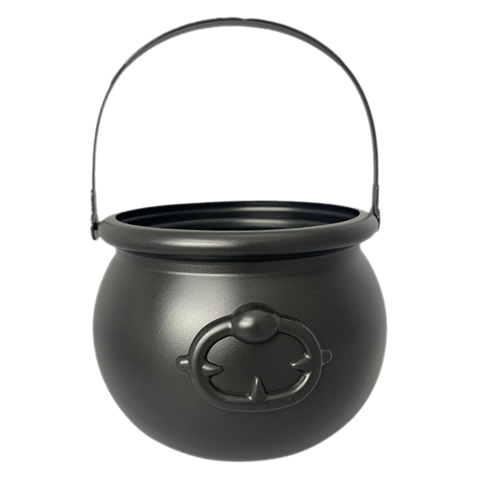 Oimcto Practical 19,5Cm Black Witch Bucket7,5" Halloween Plastic ...