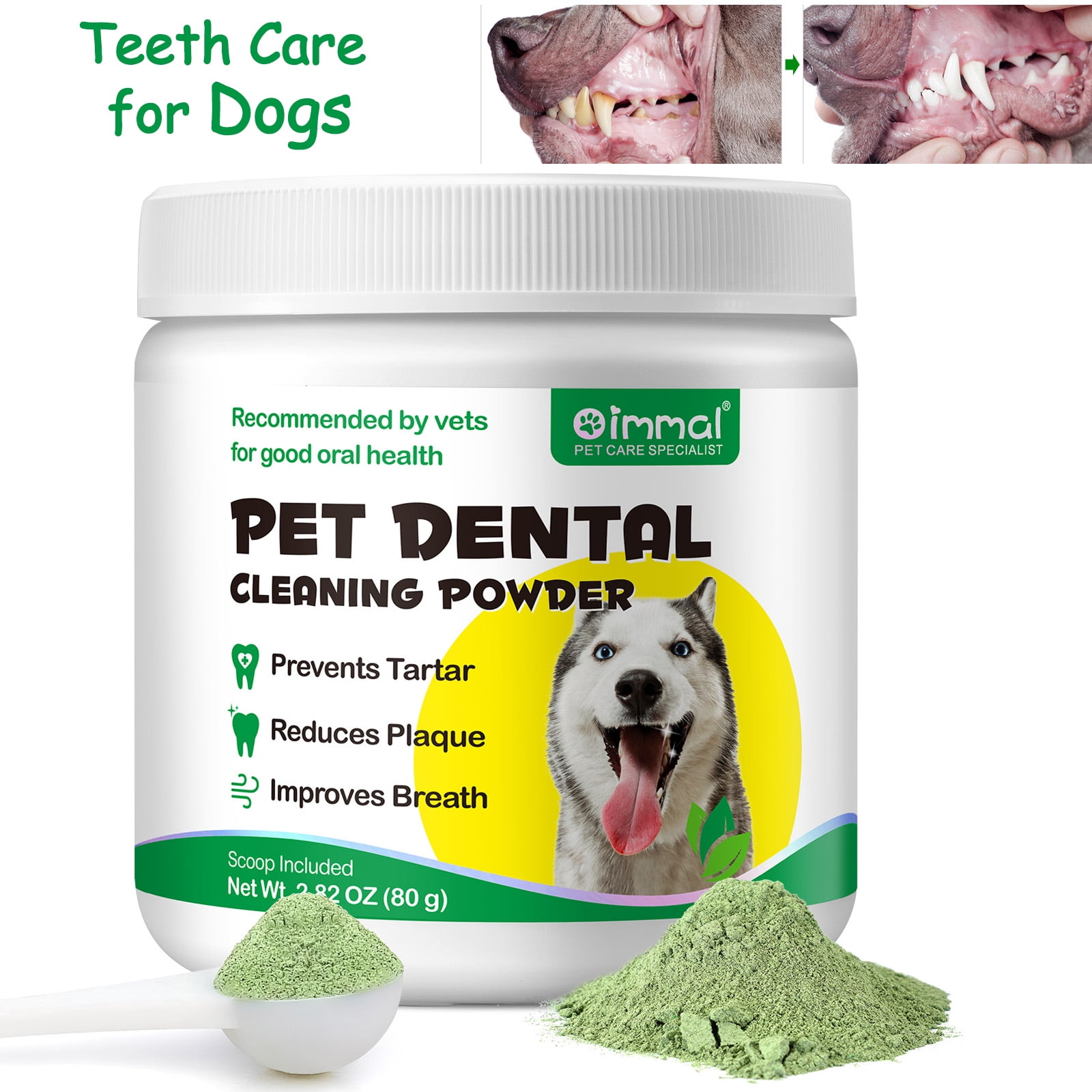 ALIVER Dog Dental Health Powder, Probiotics, Plaque, Tartar, Fresh ...