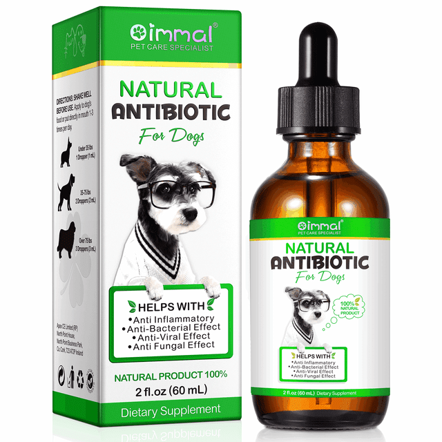 Oimmal Natural Antibiotic Drops for Dogs, Anti Inflammatory | Bacterial ...