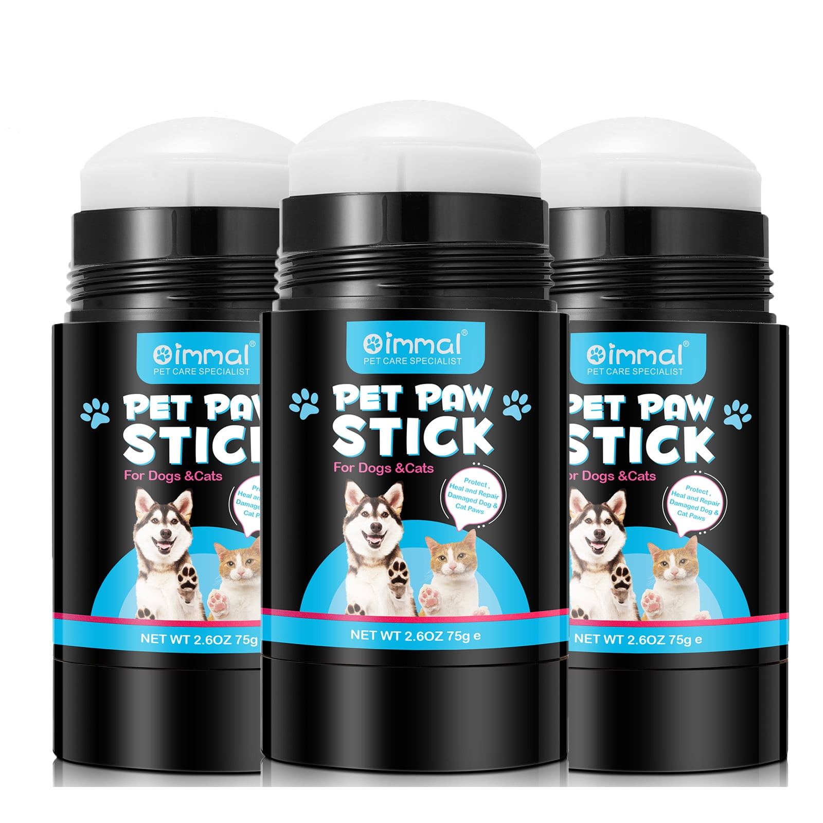 Oimmal Pet Paw Stick , Moisturizer & Protection for Dog Feet & Foot ...