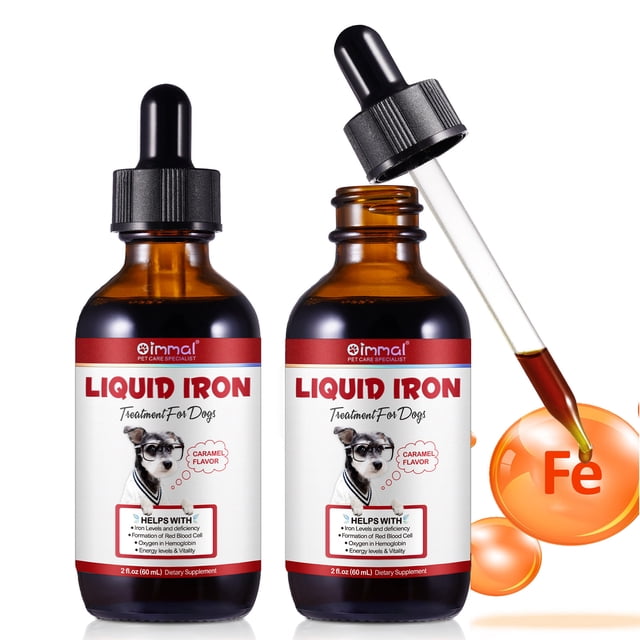 Oimmal Polysaccharide Iron Supplement for Dogs, Liquid Iron Dietary ...