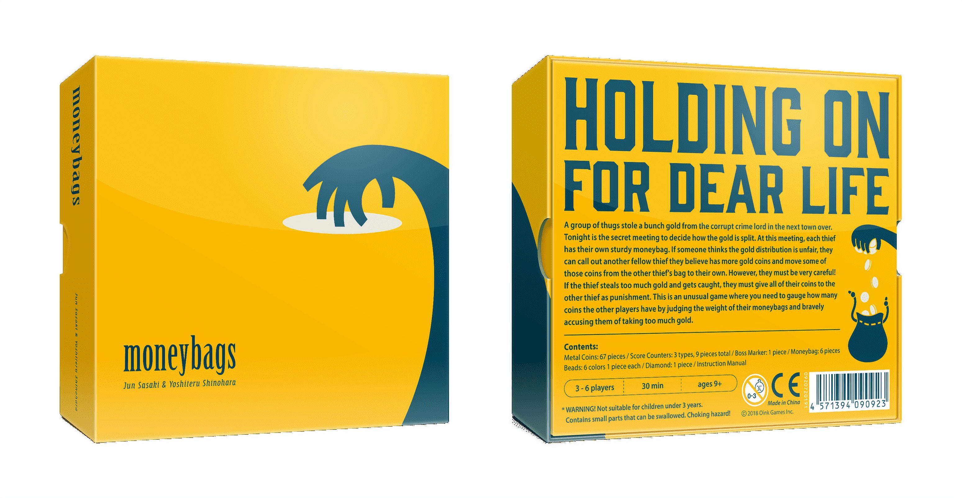 Oink Games Moneybags Board Game - Fun Gold Distribution Game - Walmart.com