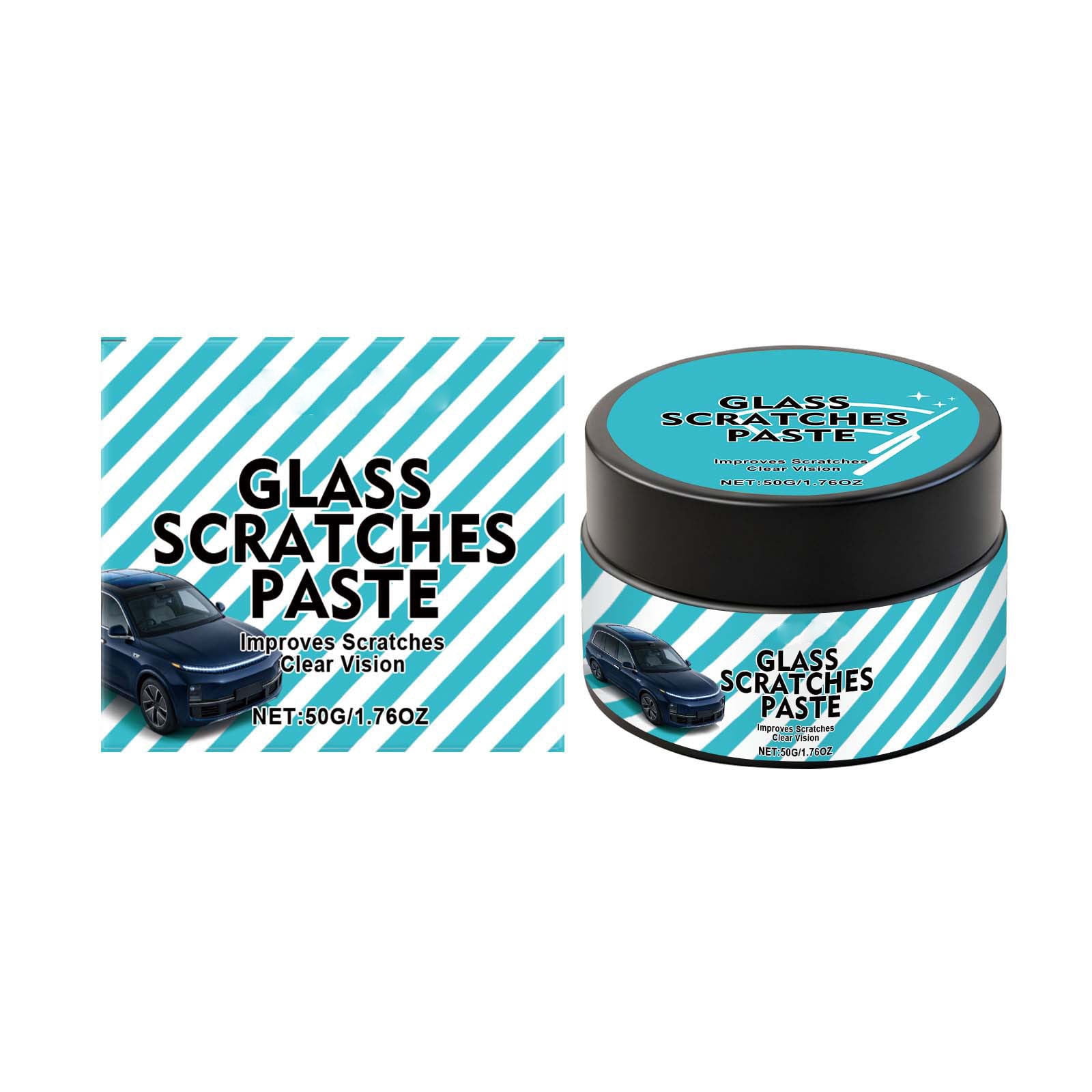 Oioii 50g Auto Glass Scratch Removal Paste, Vehicle Windshield Window ...
