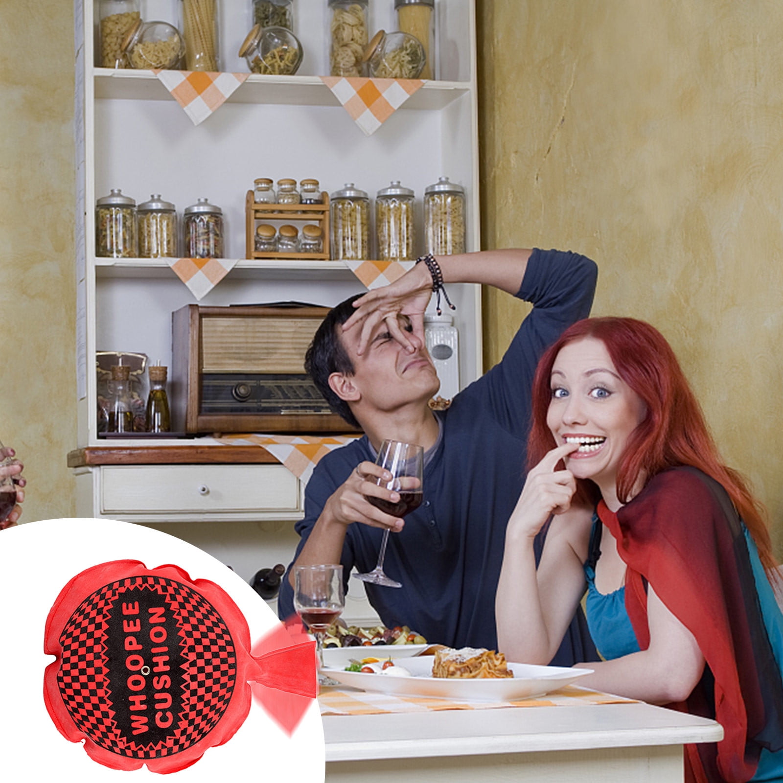 Oioii Cushions Whoopie Cushion Fart Blaster Giant Fart Sound Prank Toy ...