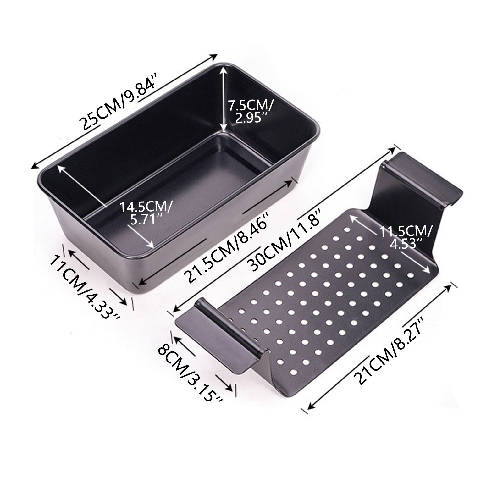 Oioii Non-Stick Perforated Bread Baking Mold with Hanging Ears, Toast ...