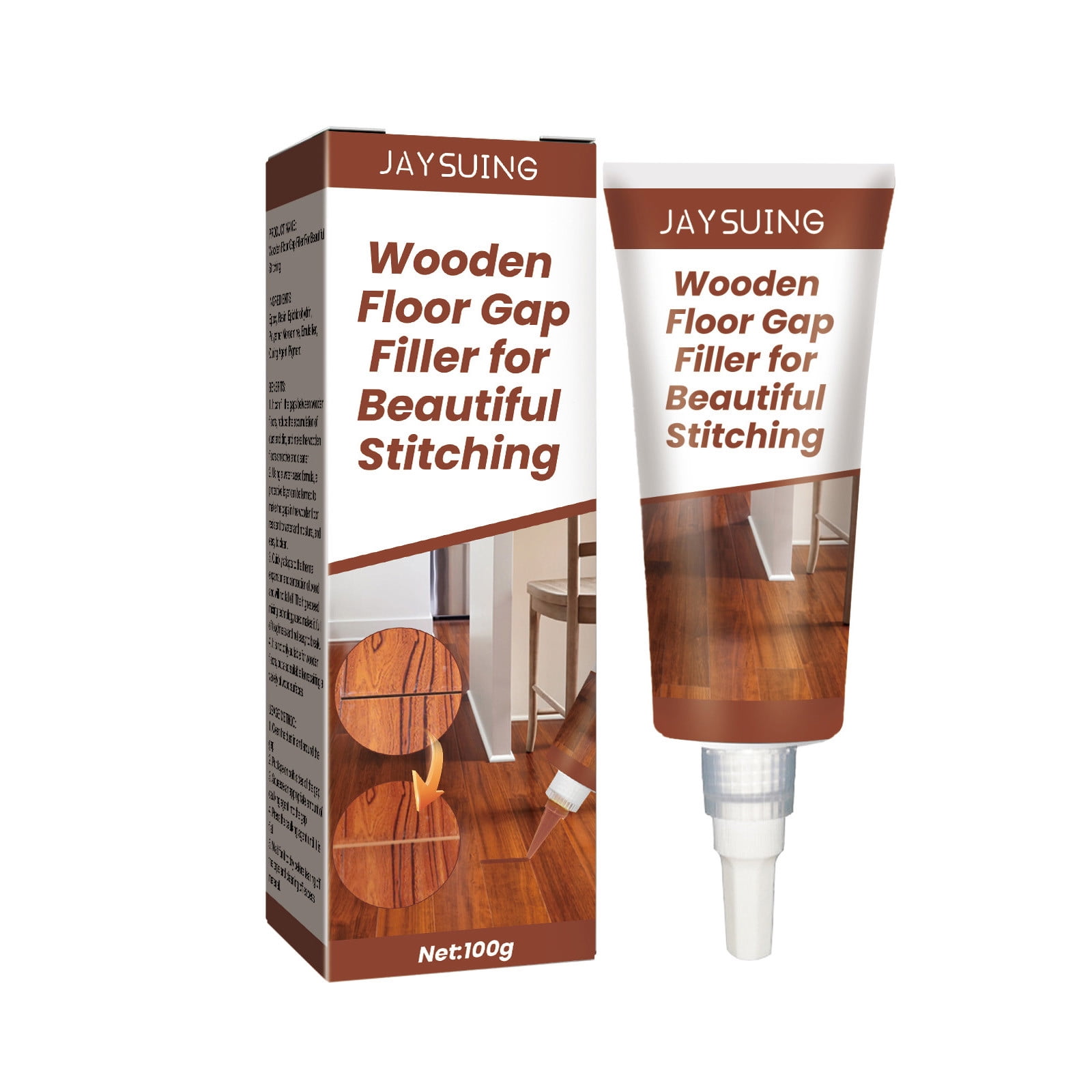 Oioii Wooden Floor Gaps Filler, Beautiful Stitching Seam Sealant ...