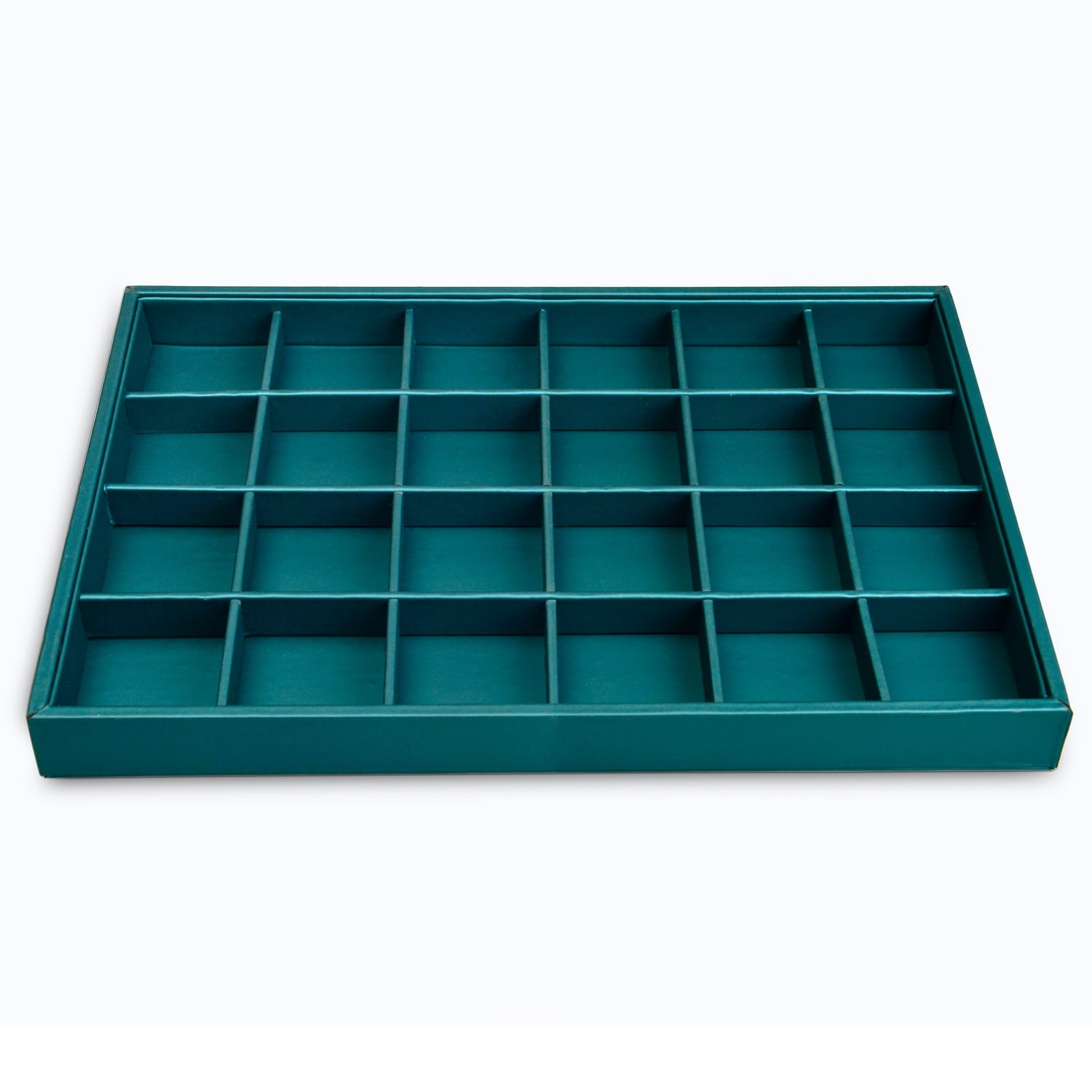 Oirlv Jewelry Tray Showcase Jewelry Display Drawer Organizer 24 Grid ...