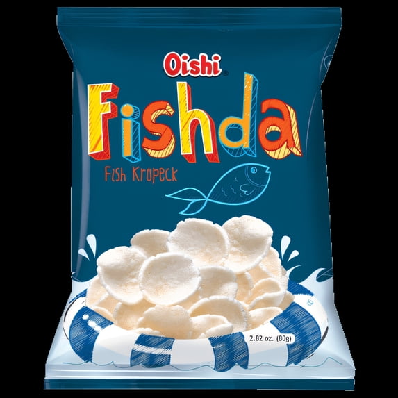 Oishi Brand Fishda Fish Kropek, 80g - Pack of 1 - Walmart.com