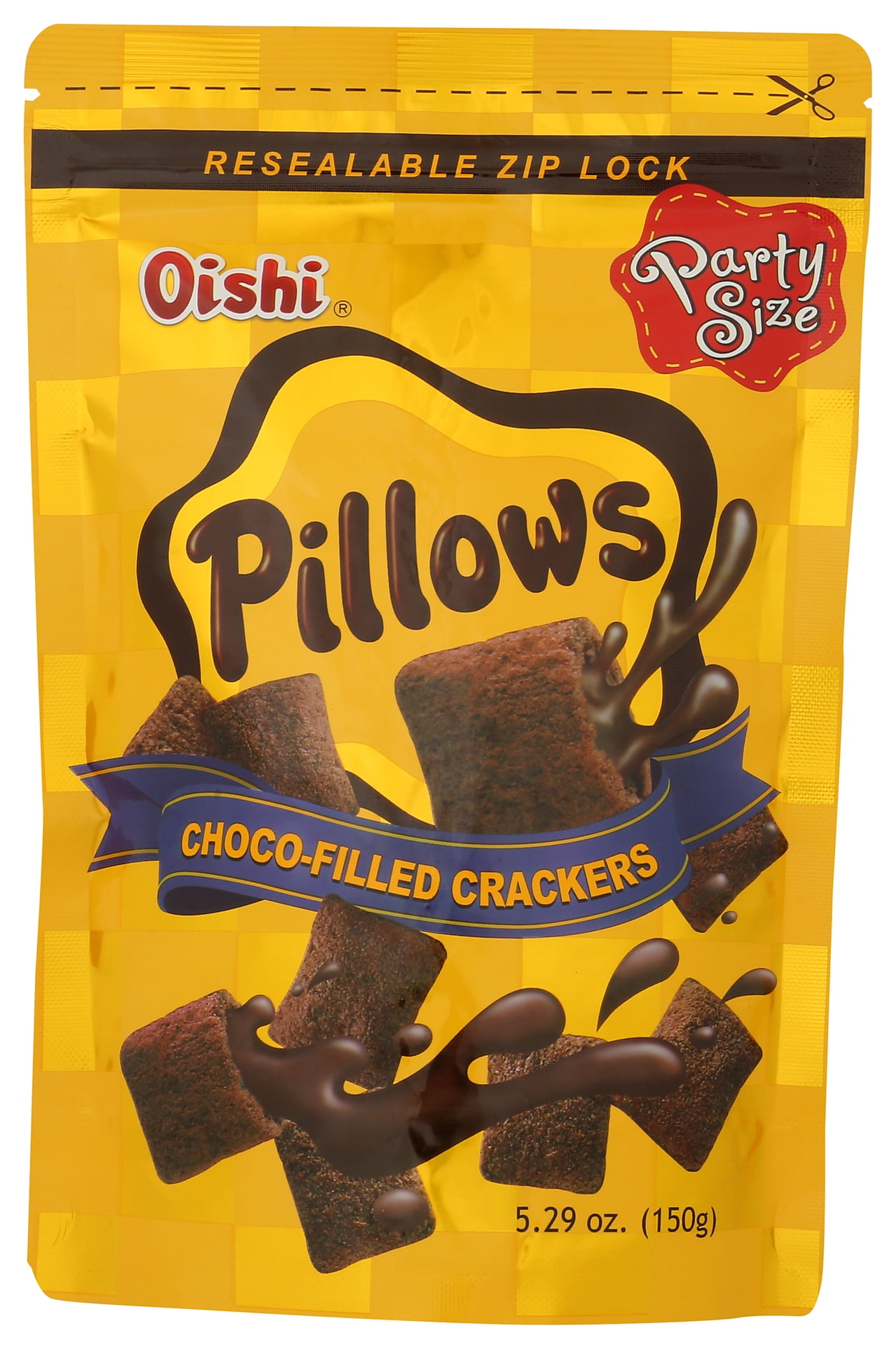 Oishi Pillows Choco 2pk - Cookie packaging for cafe - Walmart Business ...