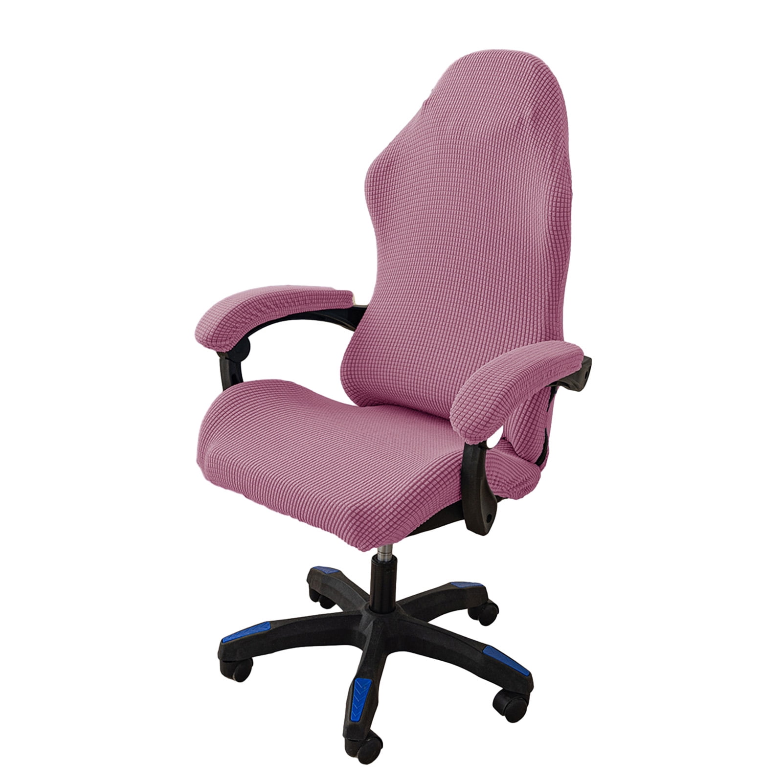 Oiur 1 Set Nordic Gaming Chair Cover Soft Elasticity Non-Slip Dust-Proof Polar Fleece Armchair ...