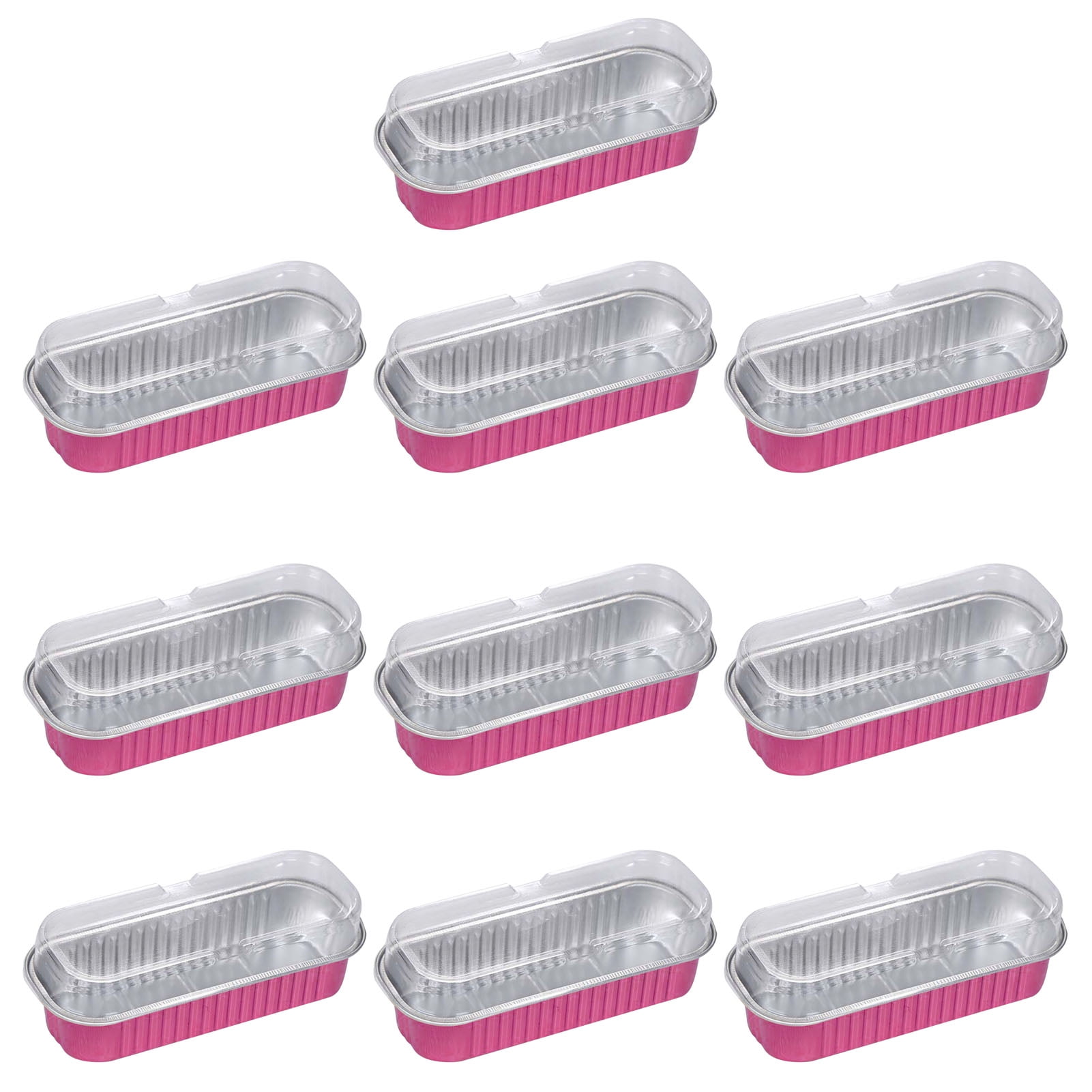 Oiur 1 Set Rectangle Cake Pan Food Grade Heat-Resistant Disposable ...
