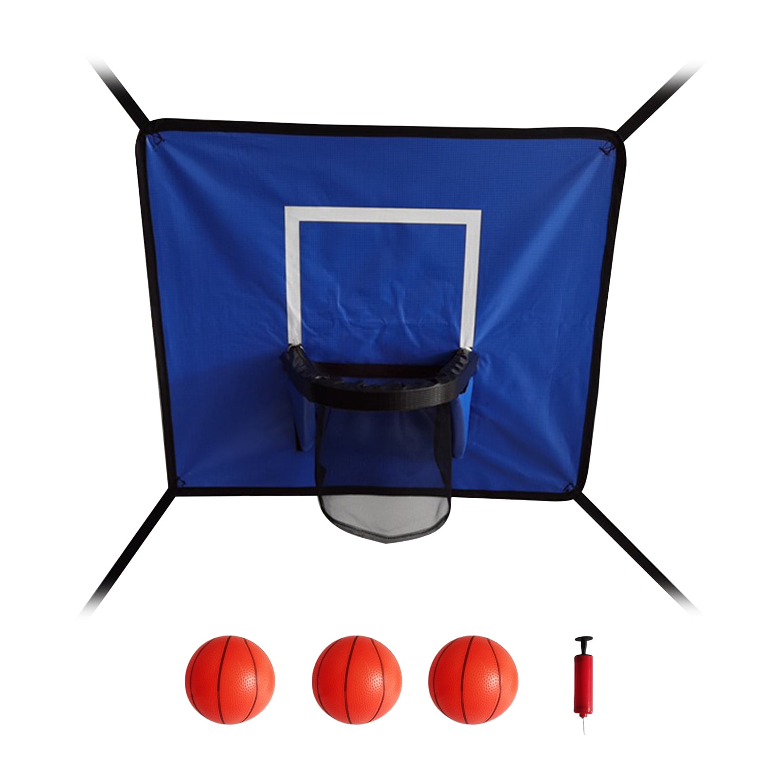 Oiur 1 Set Trampoline Basketball Hoop with 3 Mini Balls And Pump ...