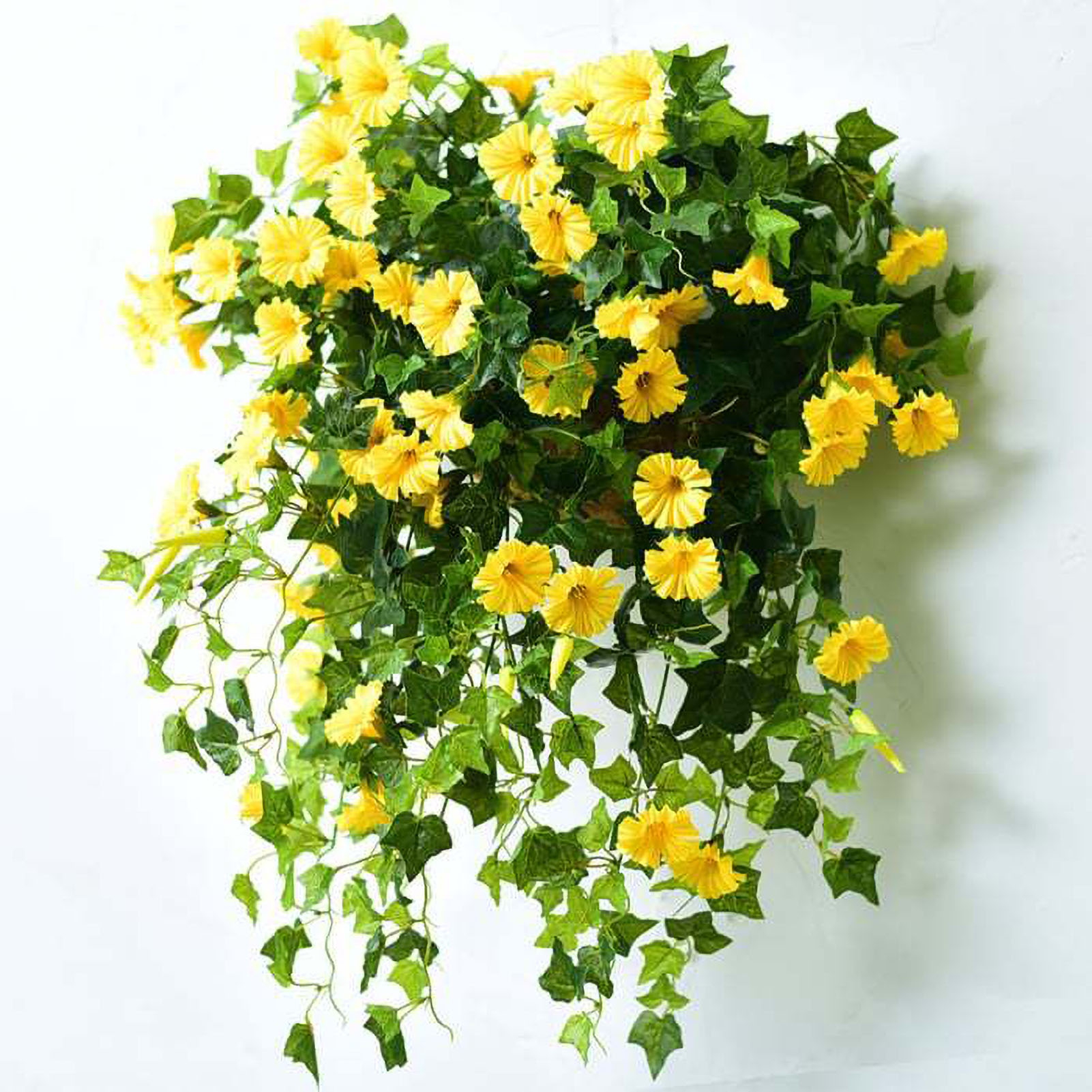 Oiur Artificial Morning Glory Flower,Realistic Home Office Table ...