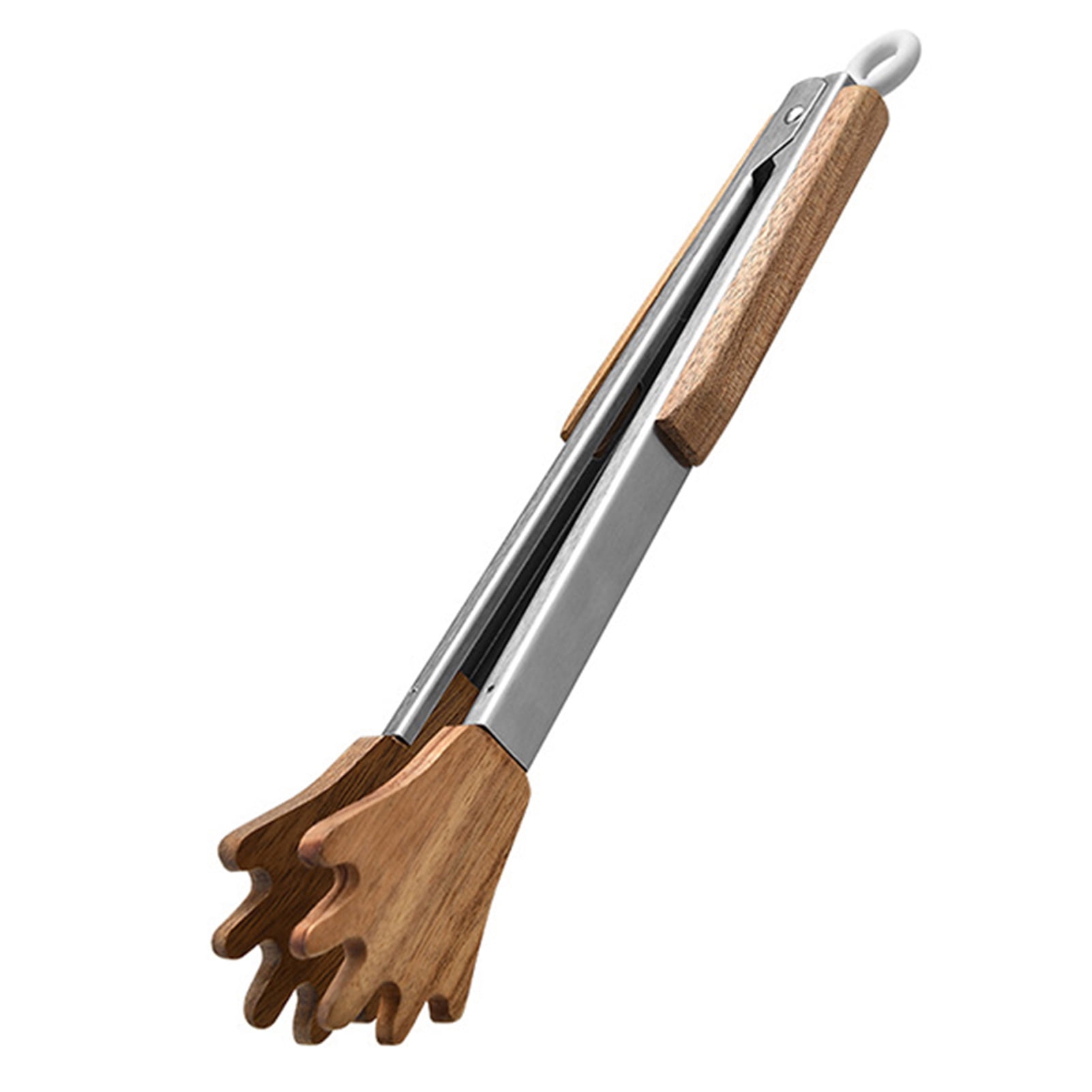 Oiur Cooking Kitchen Tongs Food BBQ Tool Salad Bacon Steak Bread Cake ...