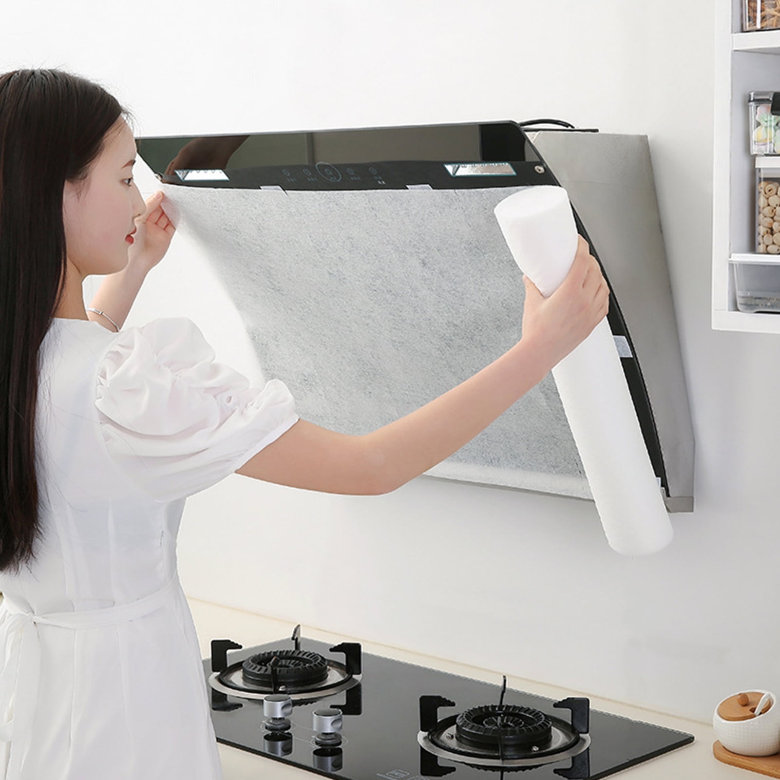 Oiur Disposable Hood Oil Filter Paper High-Performance Oil-Absorbing ...